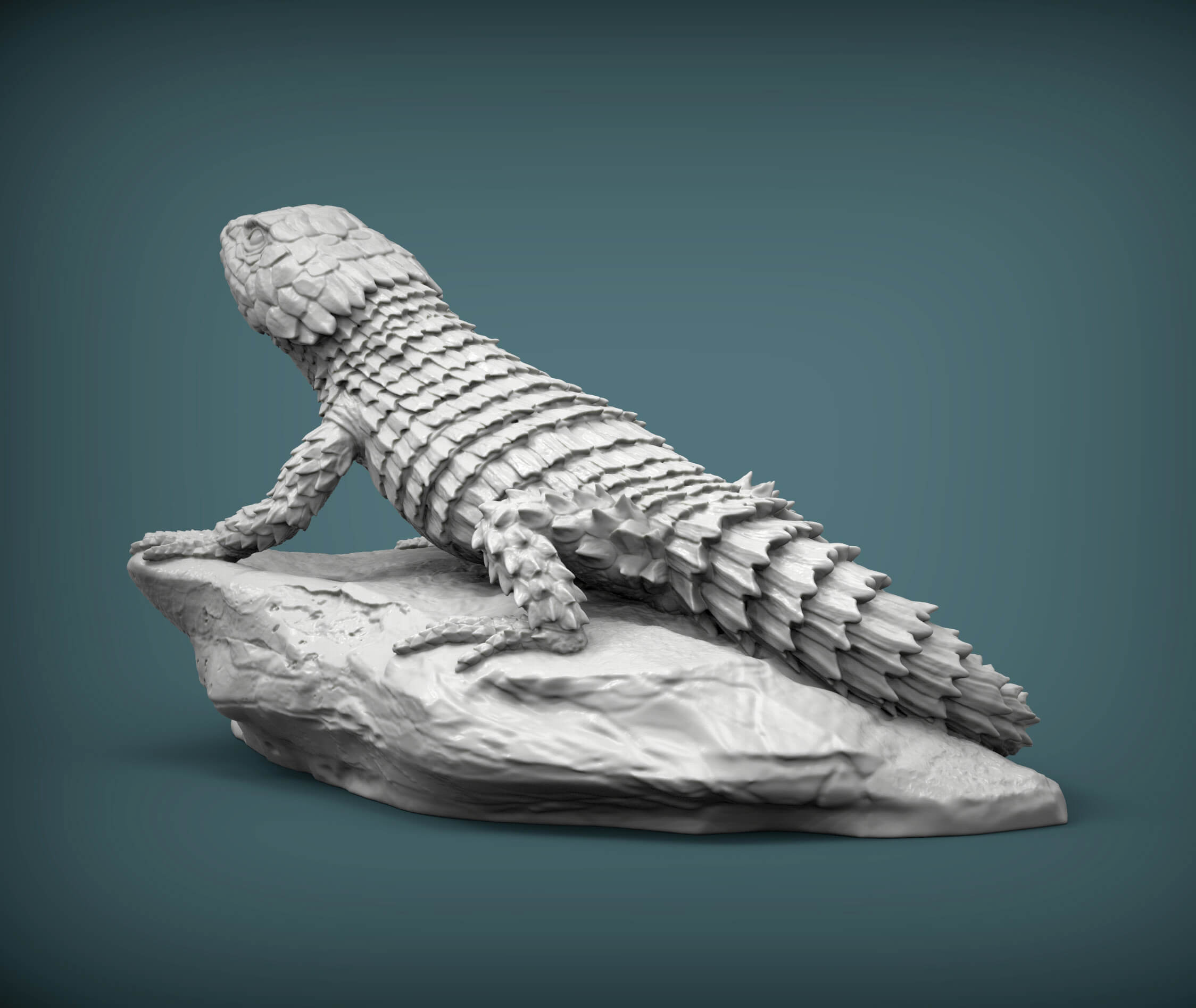 Armadillo Lizard 3D Print Model by Alexander3dart