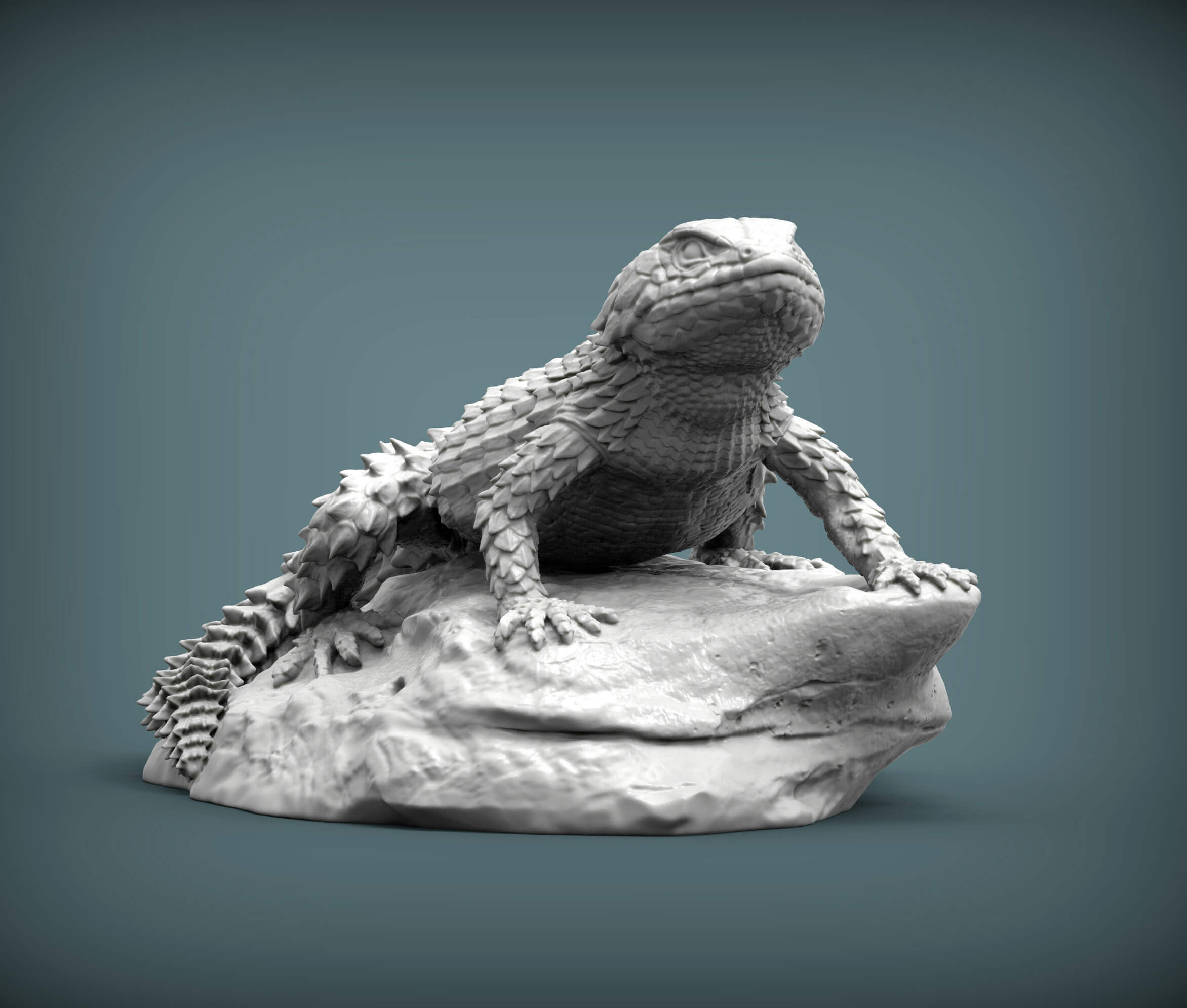 Armadillo Lizard 3D Print Model by Alexander3dart
