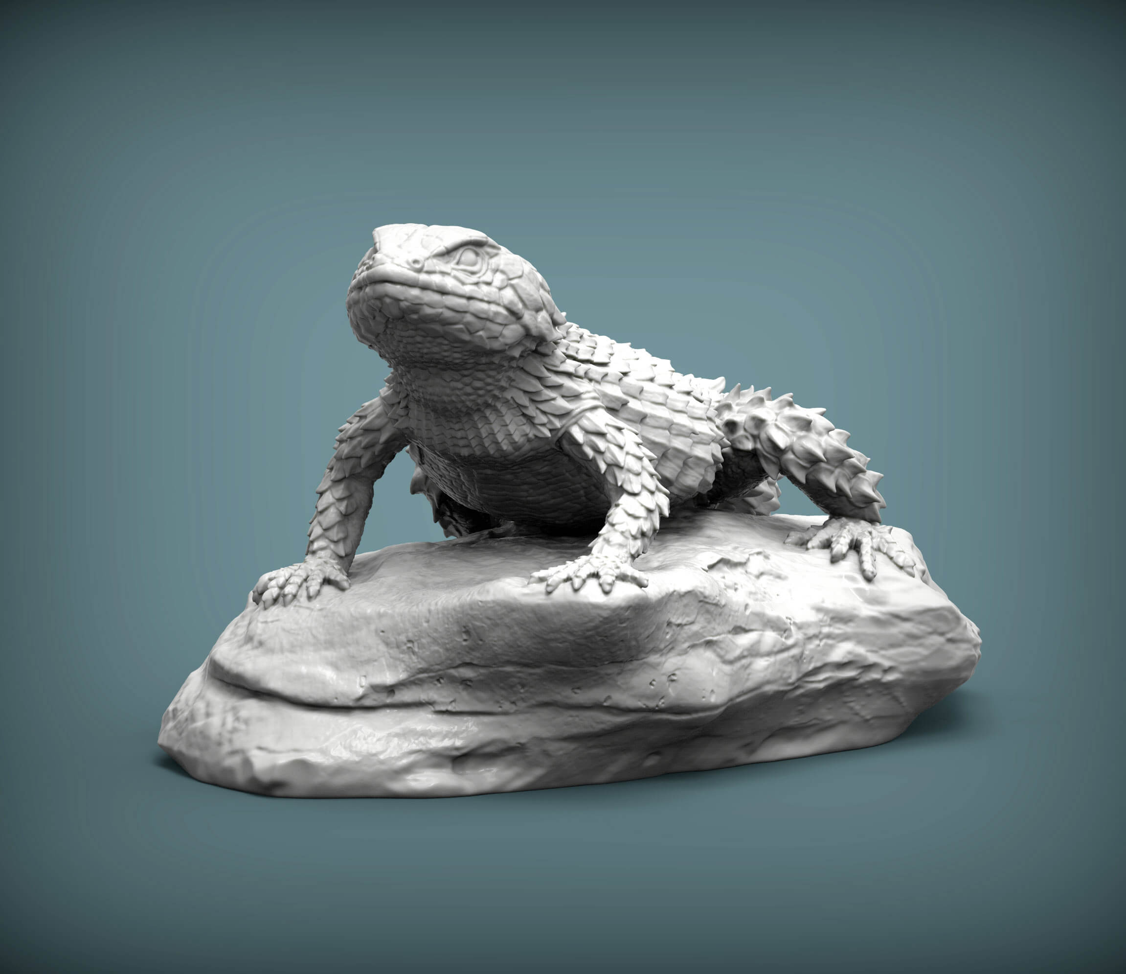 Armadillo Lizard 3D Print Model by Alexander3dart