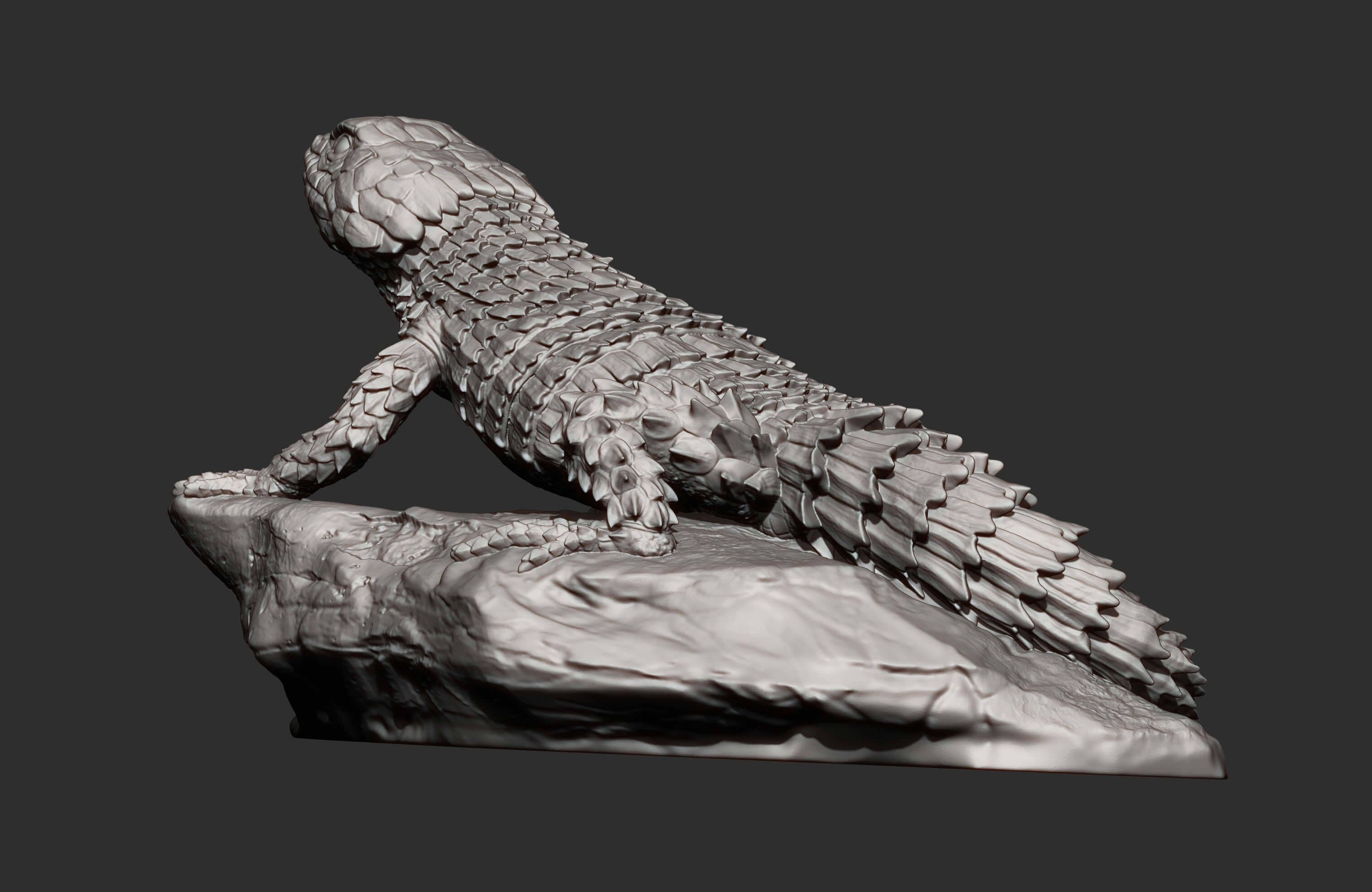 Armadillo Lizard 3D Print Model by Alexander3dart