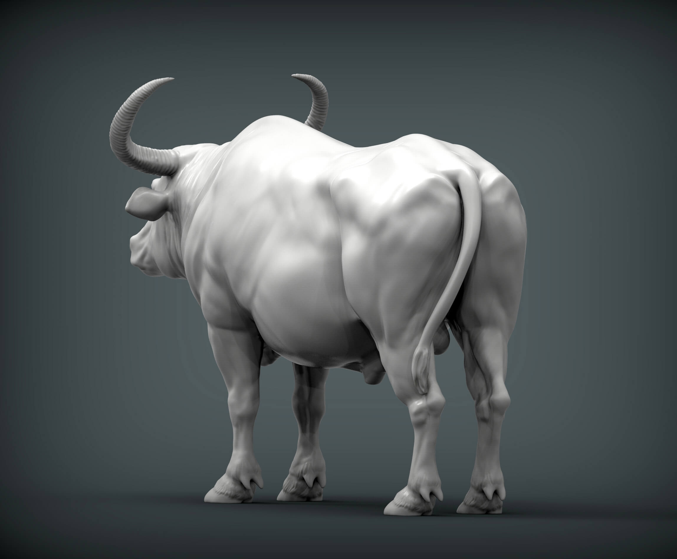 Asian Buffalo 3D Print Model by Alexander3dart