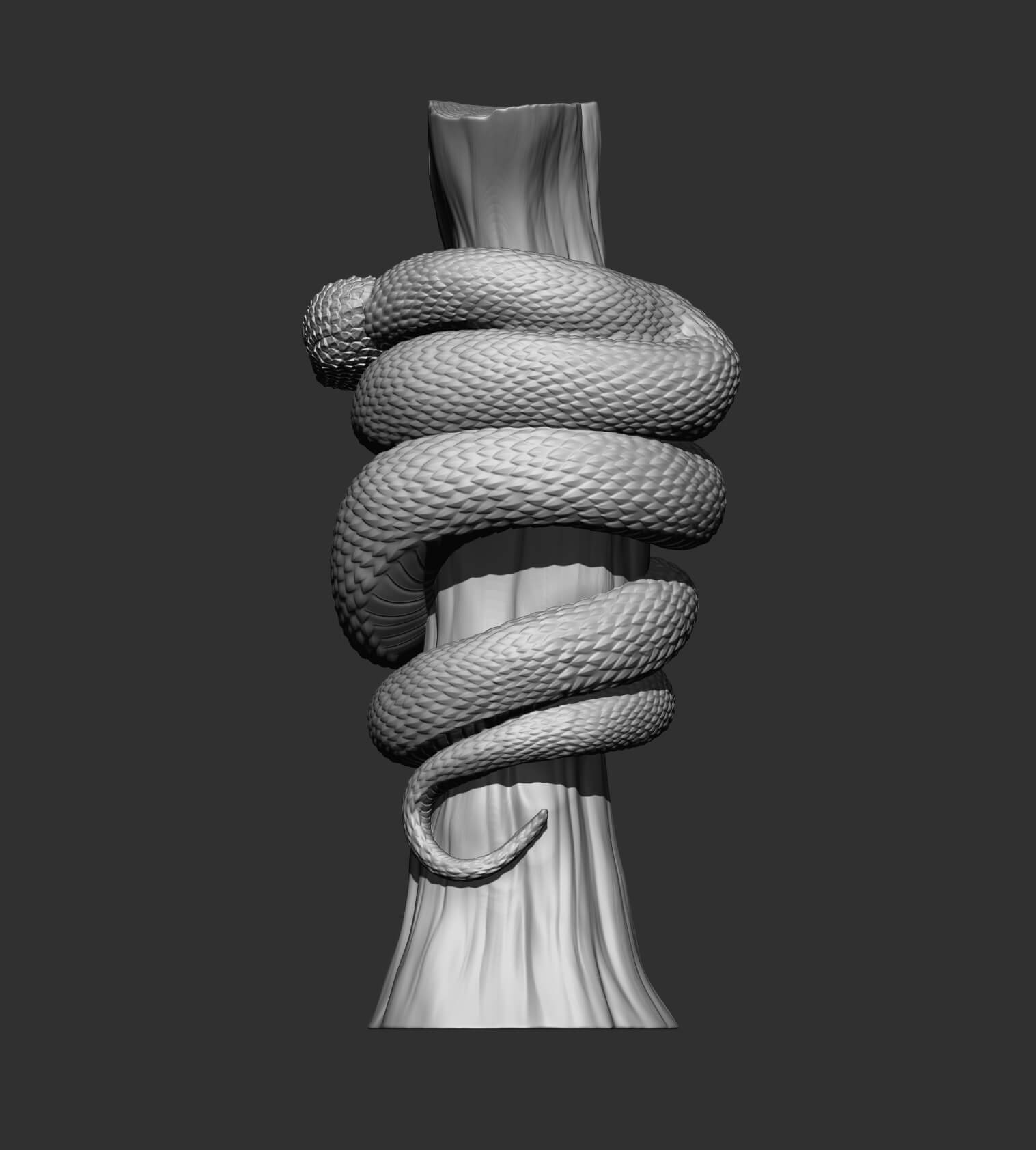 Atheris Squamigera 3D Print Model by Alexander3dart