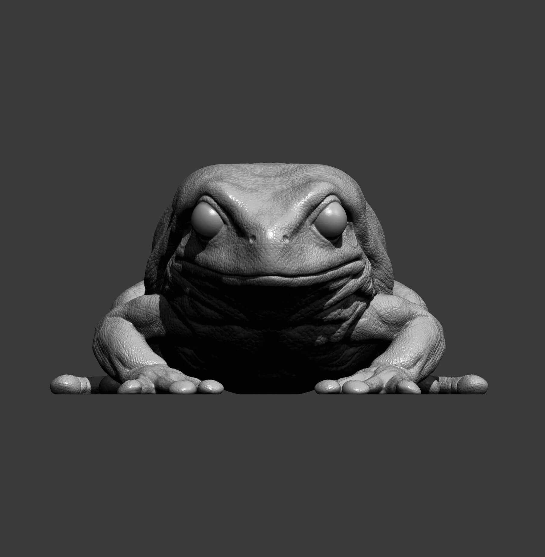 Australian Green Tree Frog - 3D Model by Alexander3dart