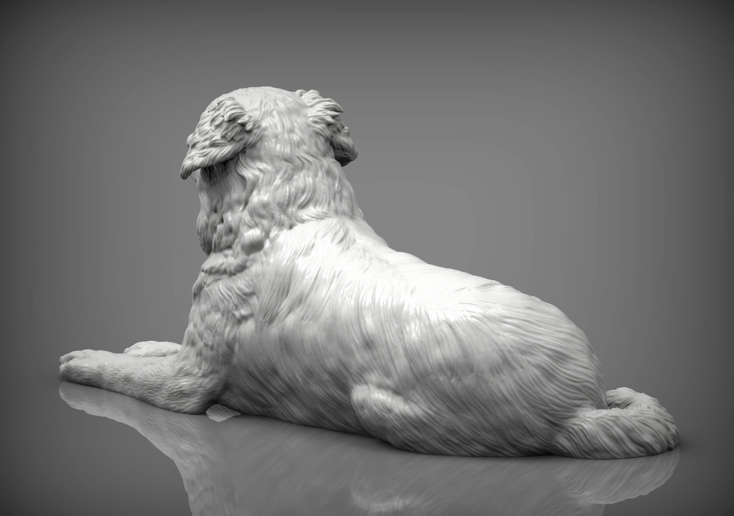 Australian Shepherd 3D Print Model by Alexander3dart