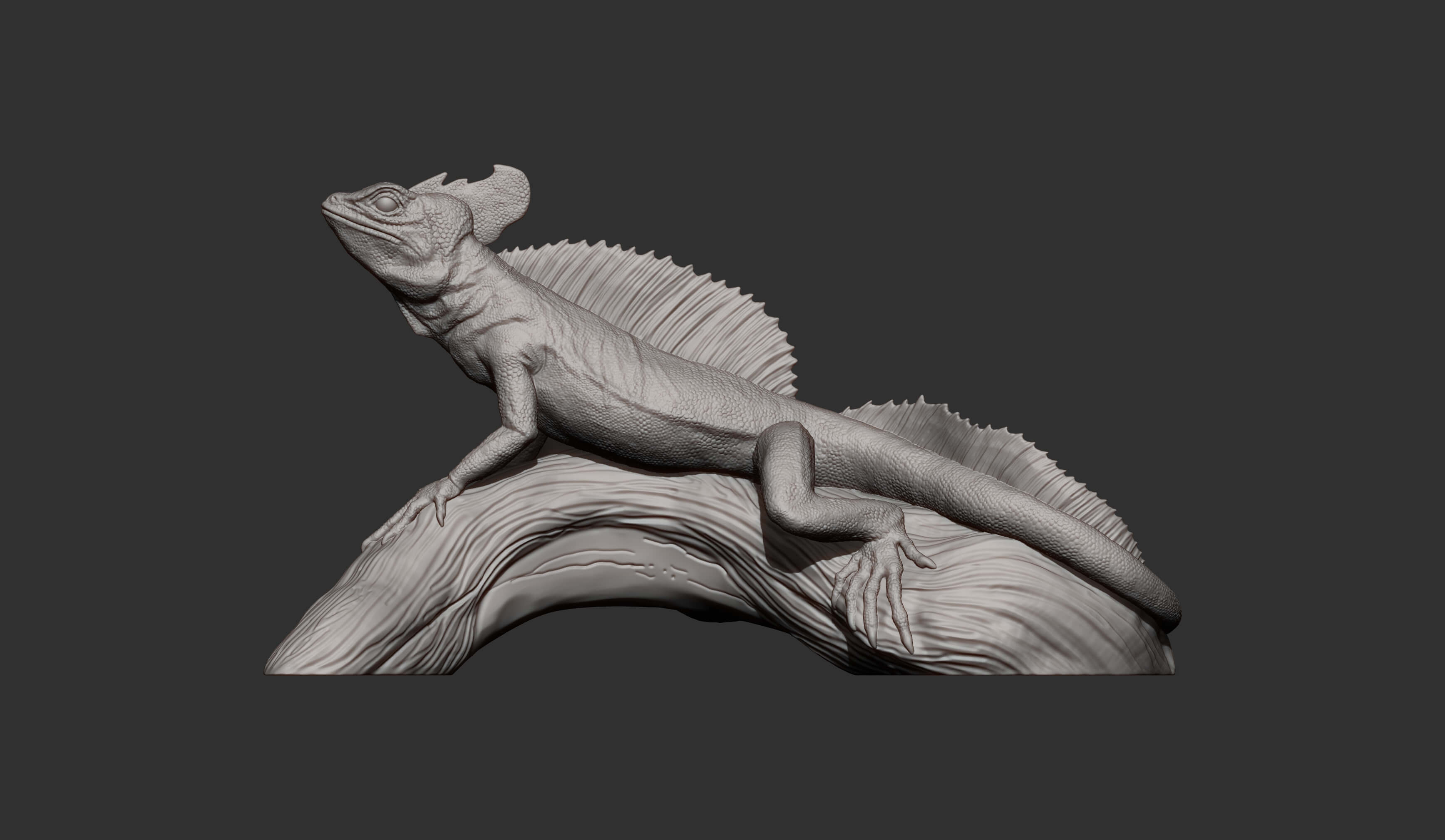 Basiliscus Plumifrons - 3D Model by Alexander3dart