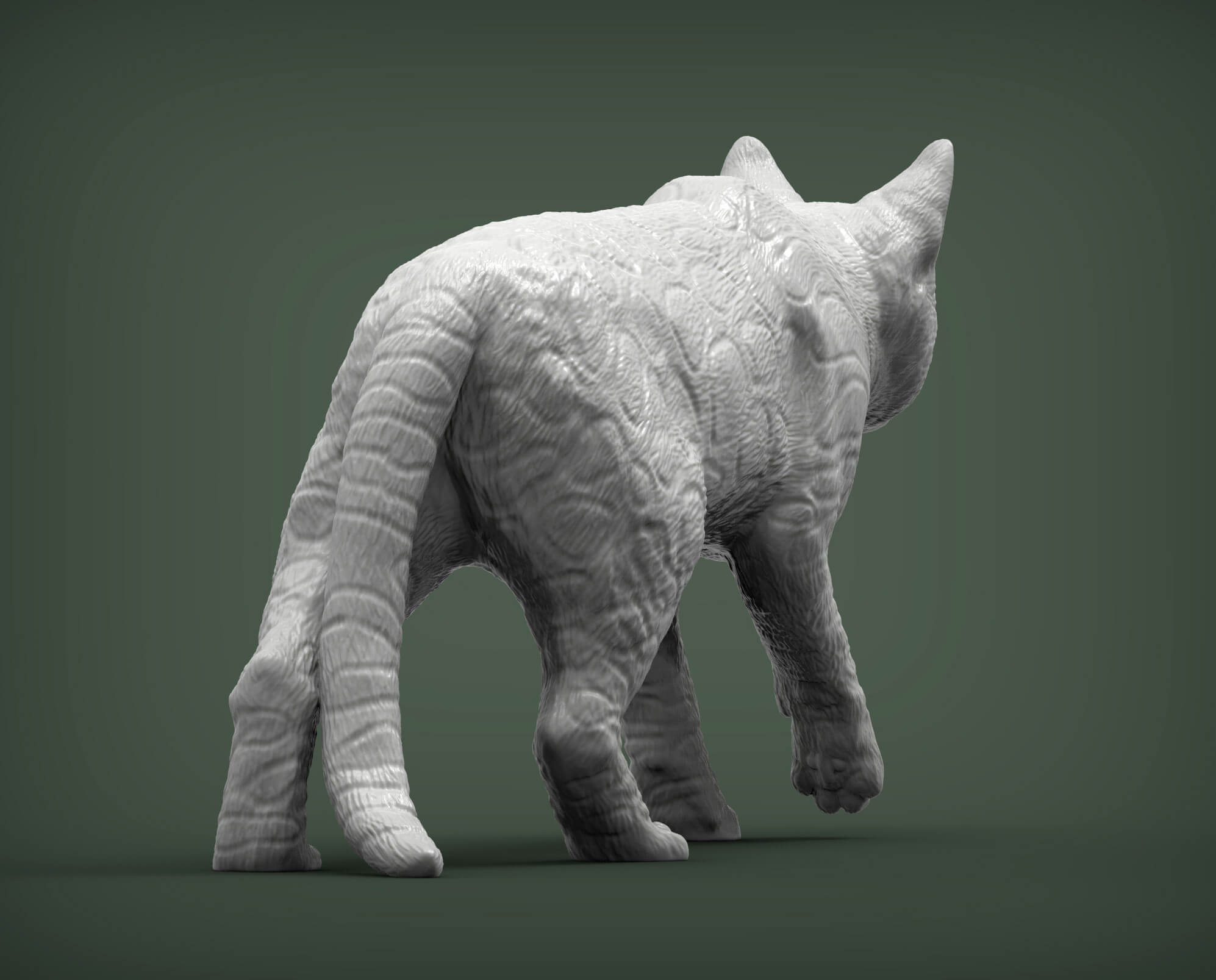 Bengal Cat 3D Print Model by Alexander3dart