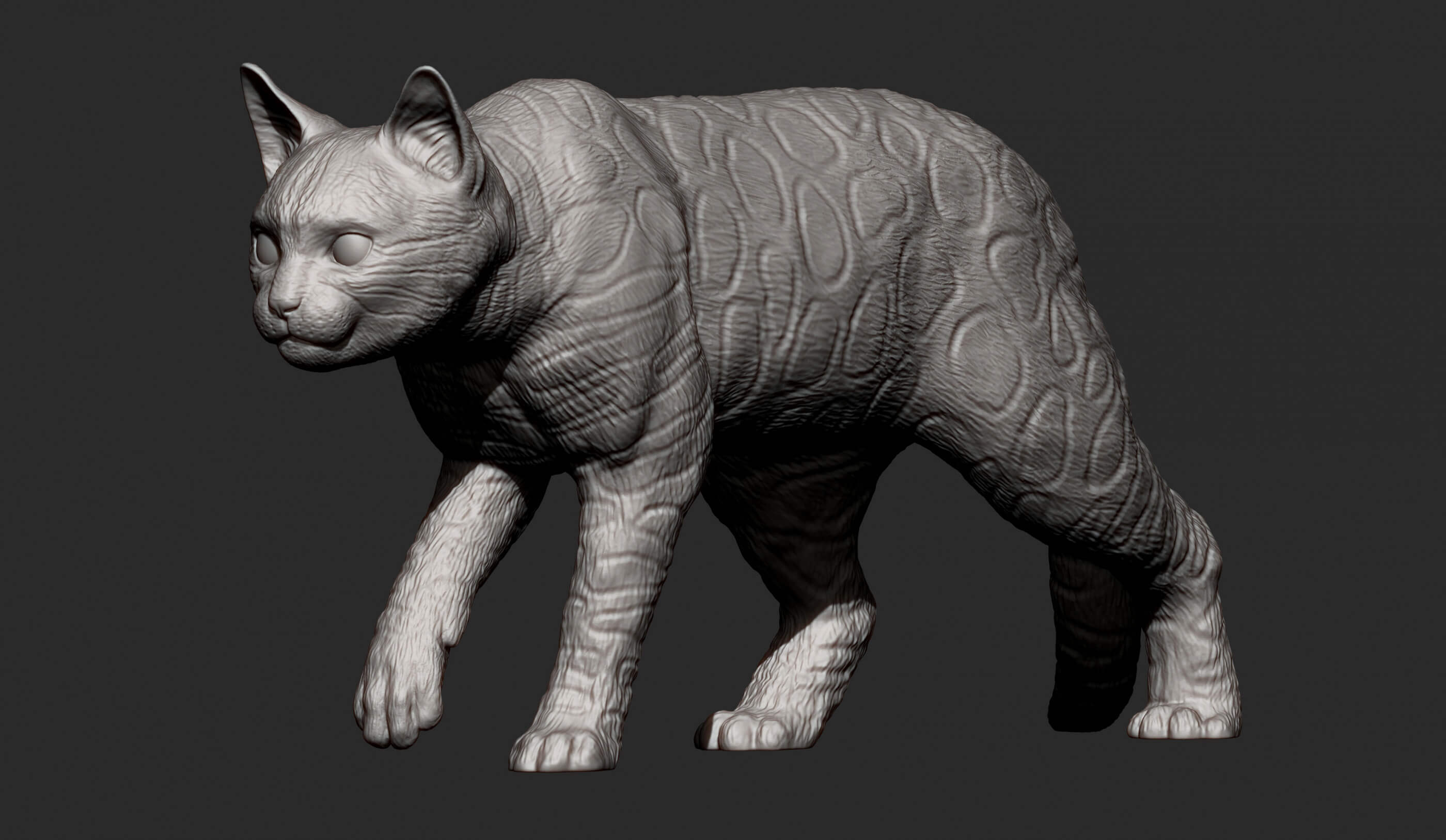 Bengal Cat 3D Print Model by Alexander3dart