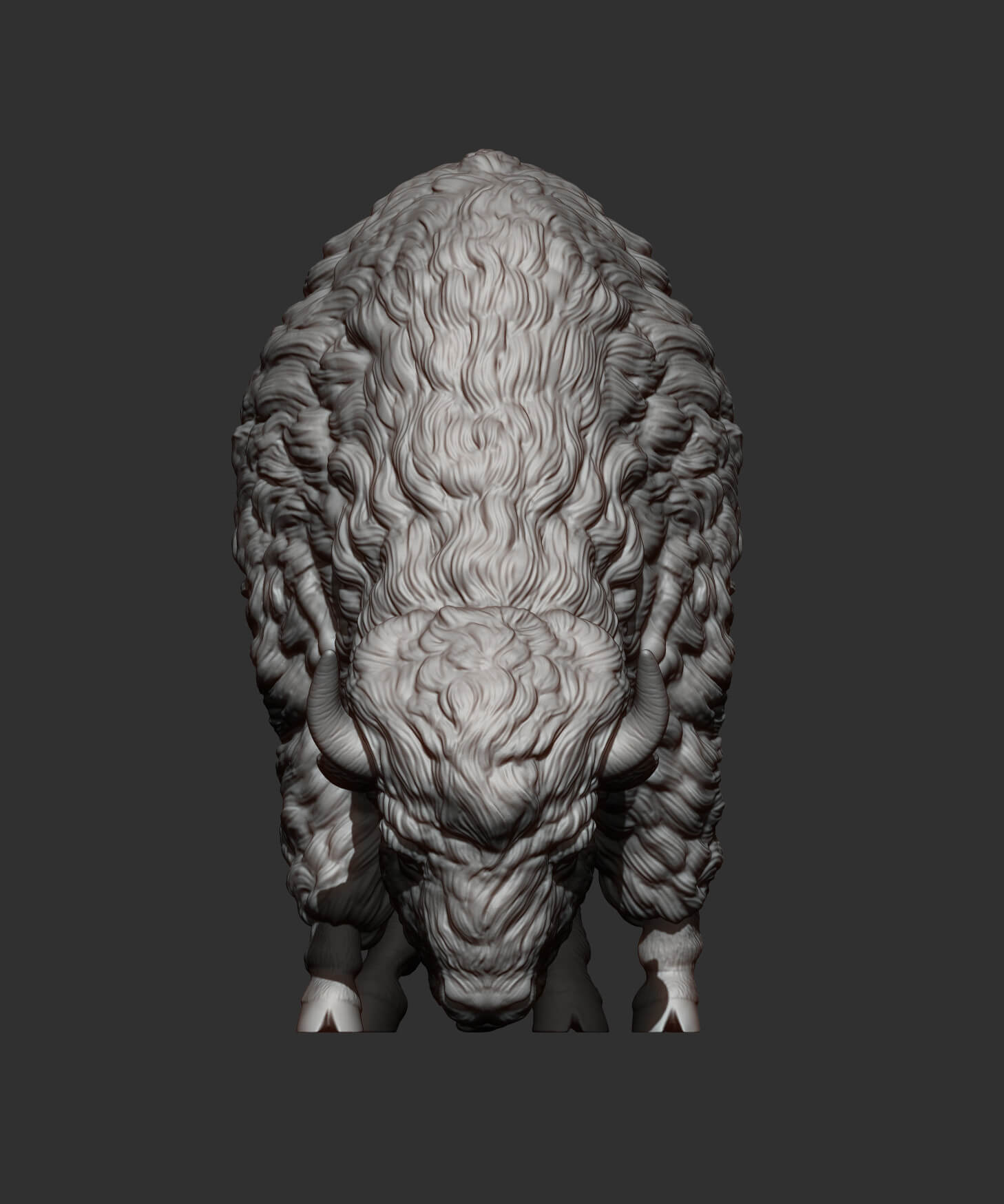 Bison 3D Print Model by Alexander3dart