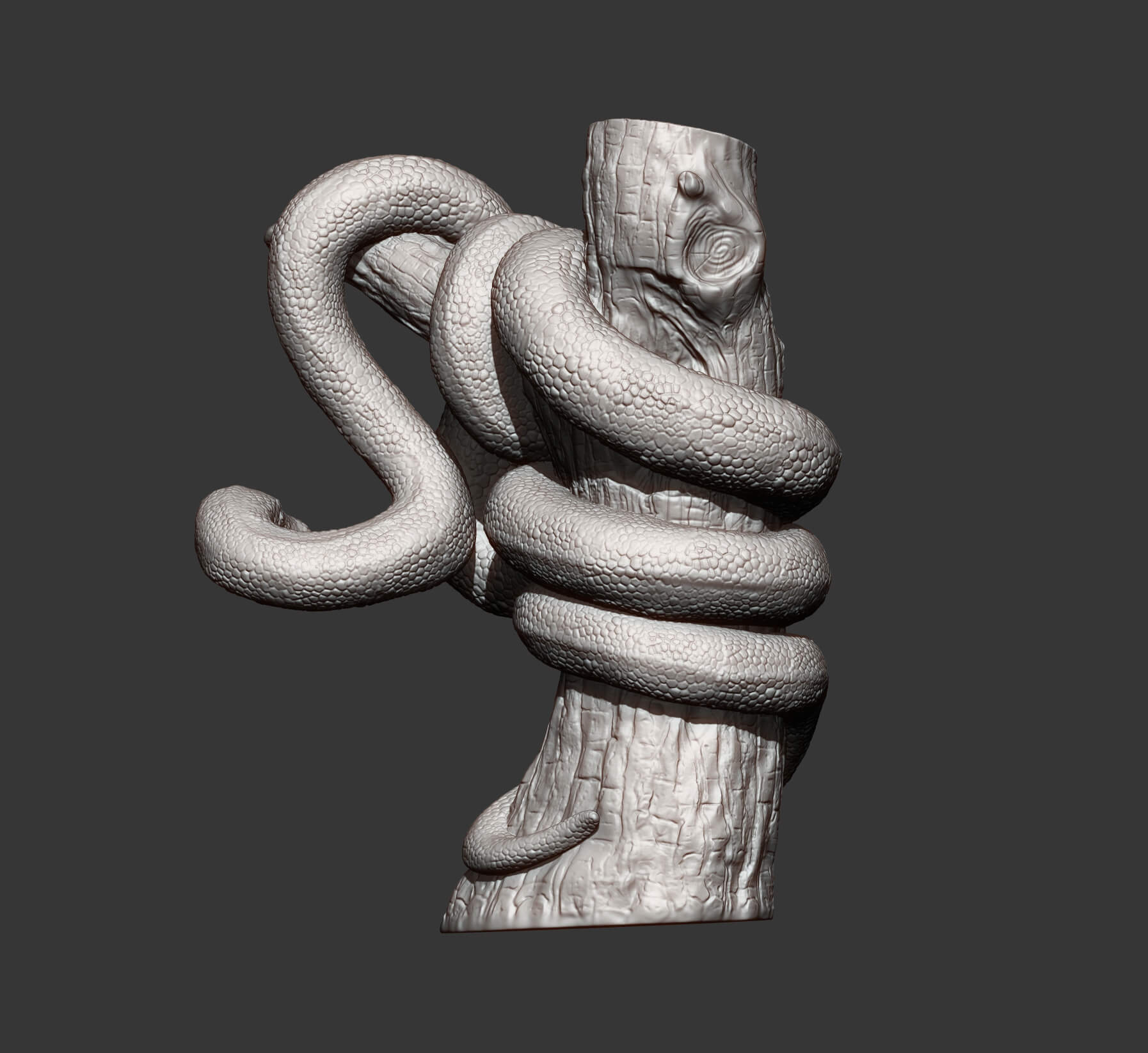 Boa Sculpture - 3D Model by Alexander3dart