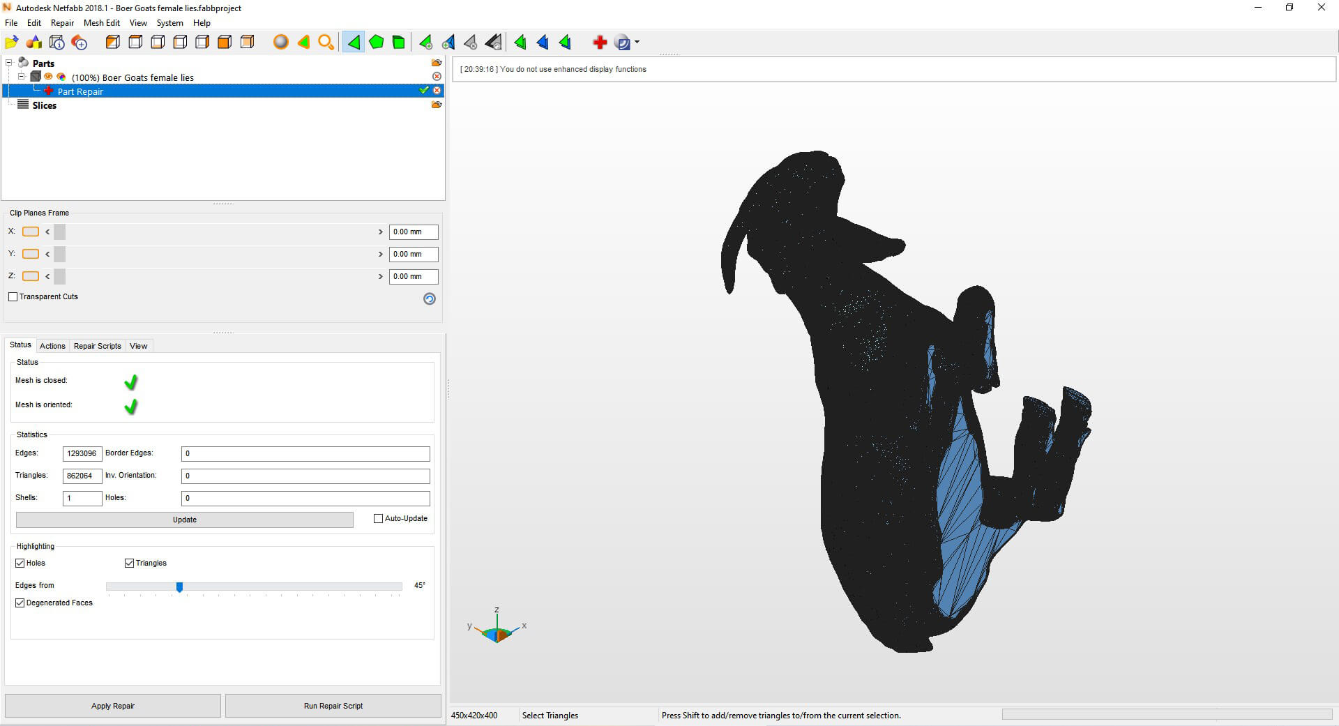 Boer Goats Male Lying Down 3D Print Model by Alexander3dart