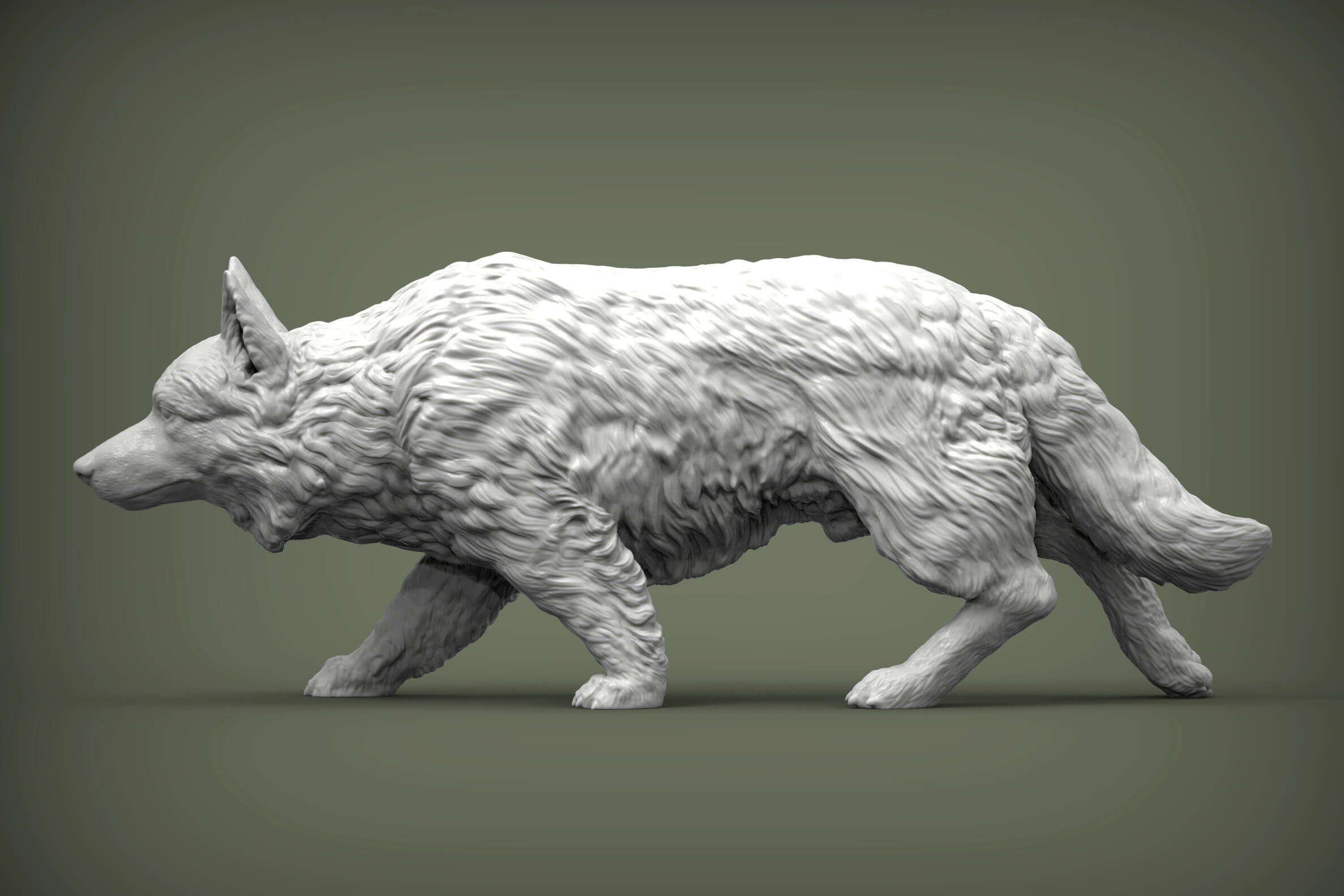 Border Collie 3D Print Model by Alexander3dart
