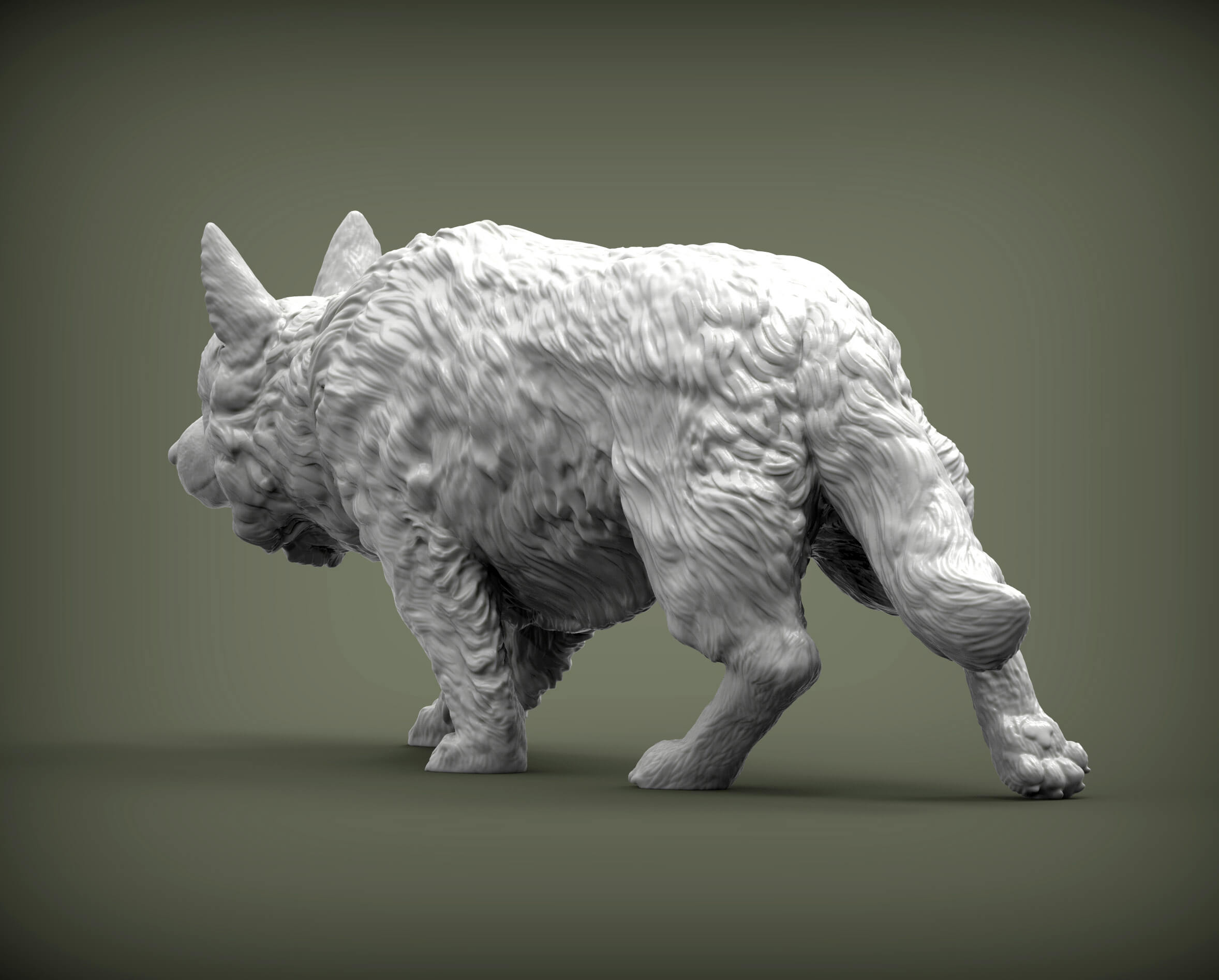 Border Collie 3D Print Model by Alexander3dart