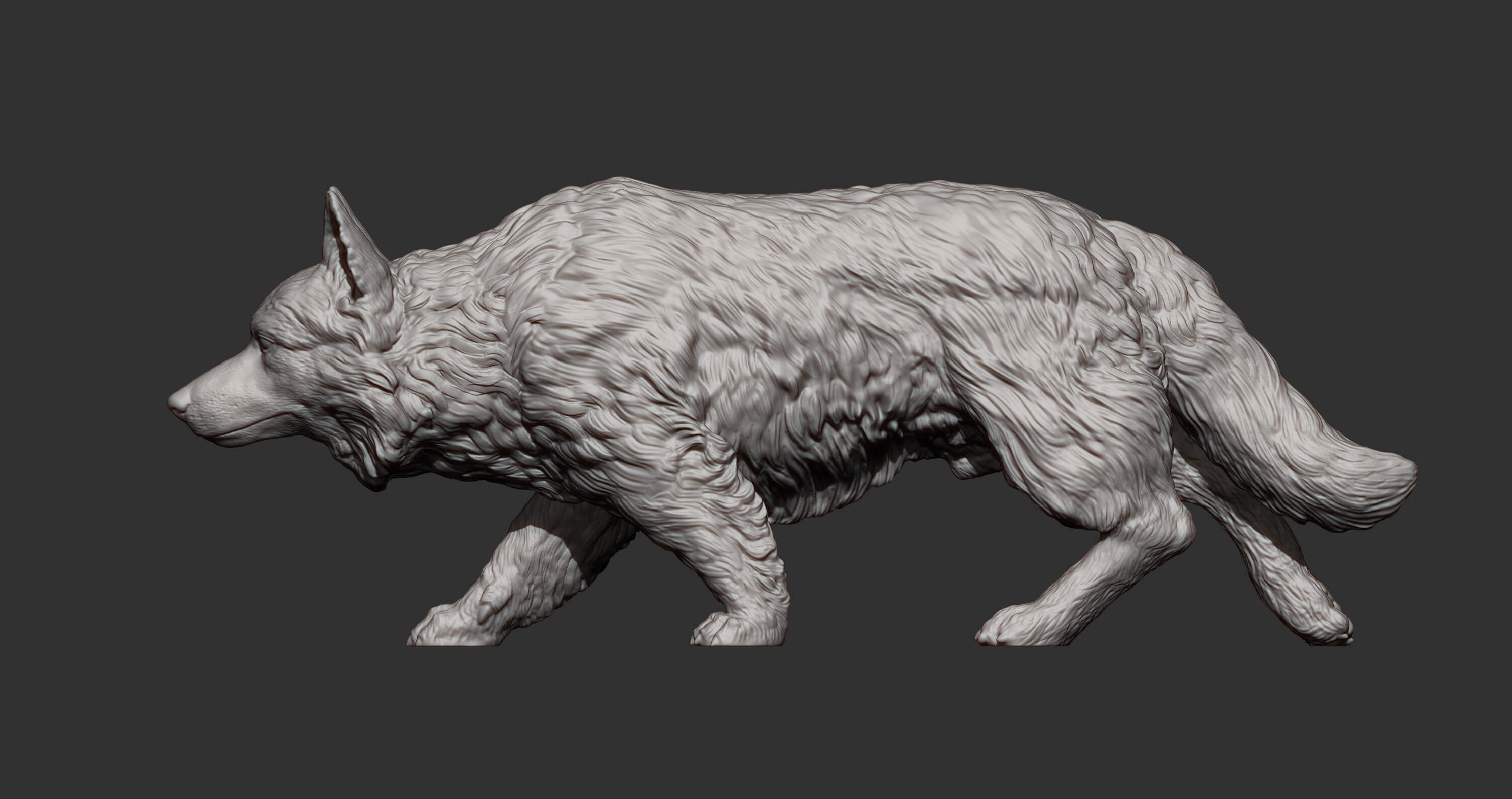Border Collie 3D Print Model by Alexander3dart