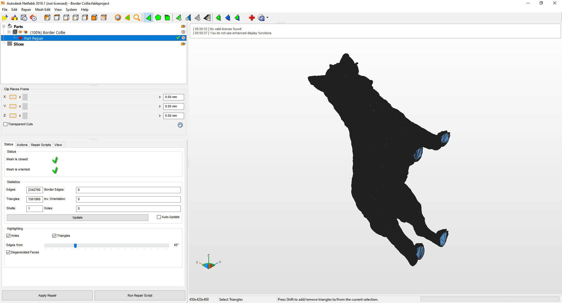 Border Collie 3D Print Model by Alexander3dart