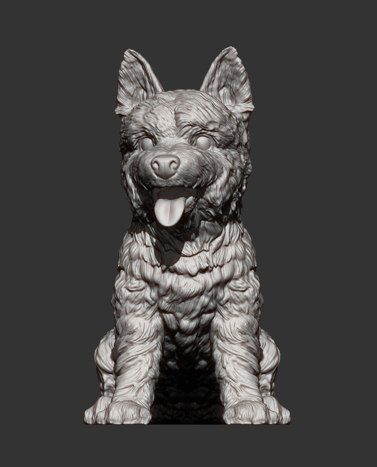 Cairn Terrier 3D Print Model by Alexander3dart