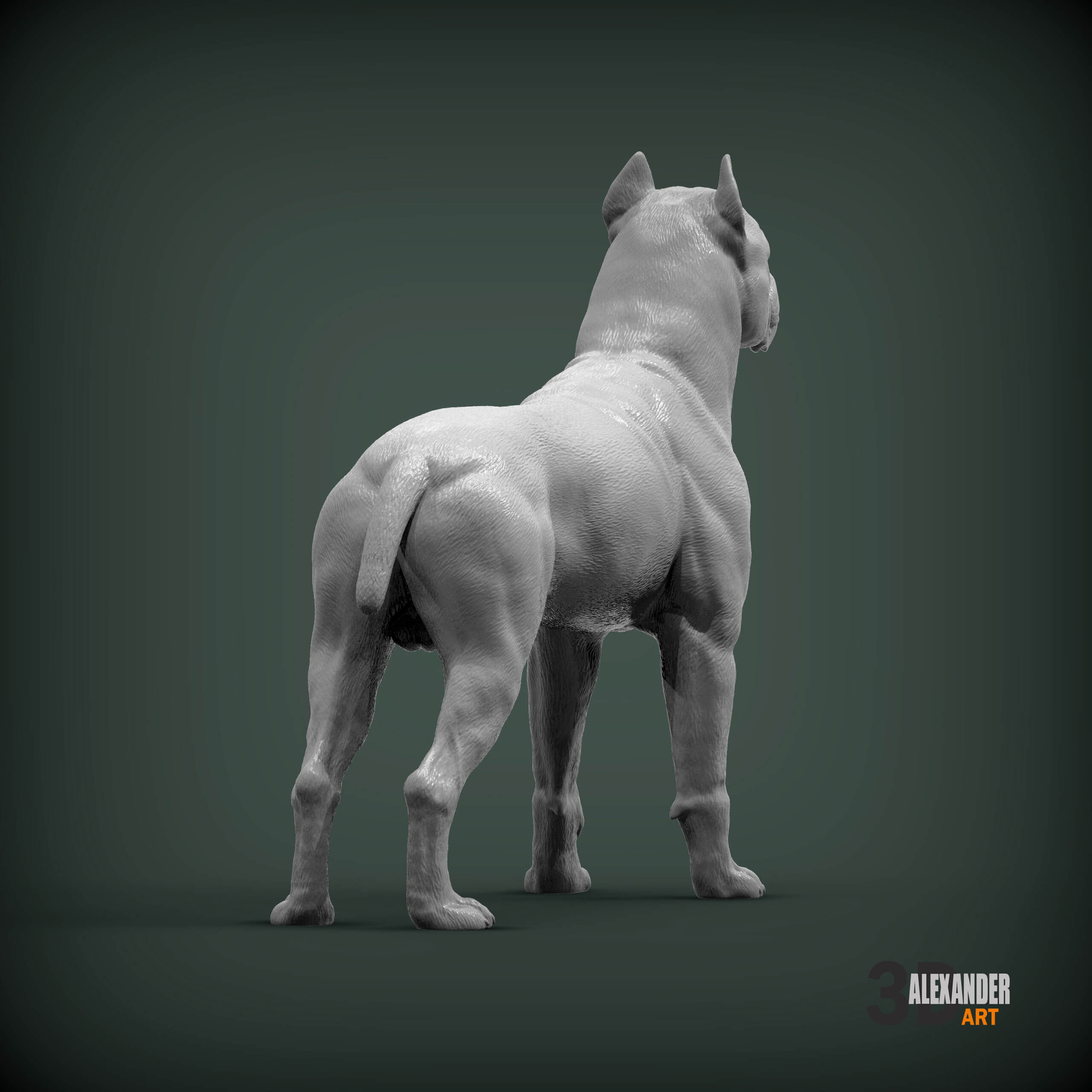 Cane Corso Sculpture - 3D Model by Alexander3dart