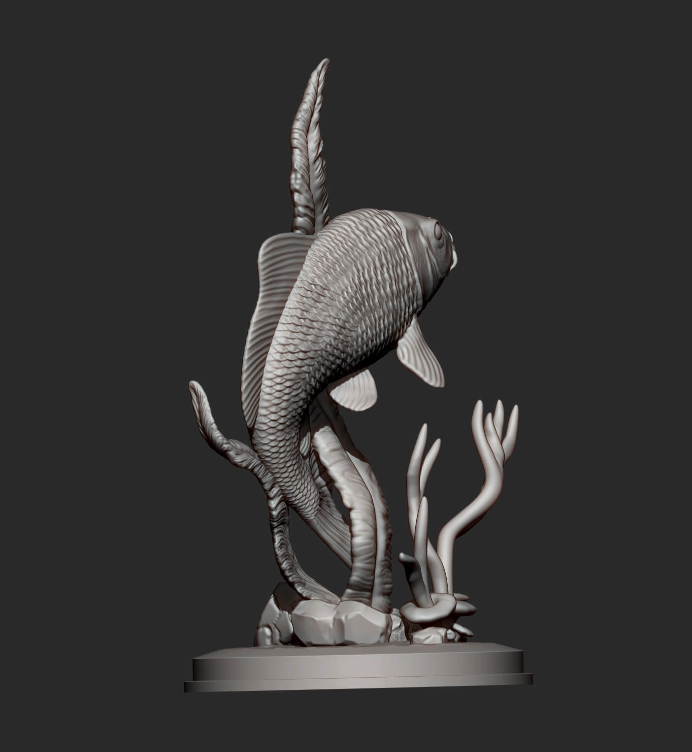 Carp 3D Print Model by Alexander3dart