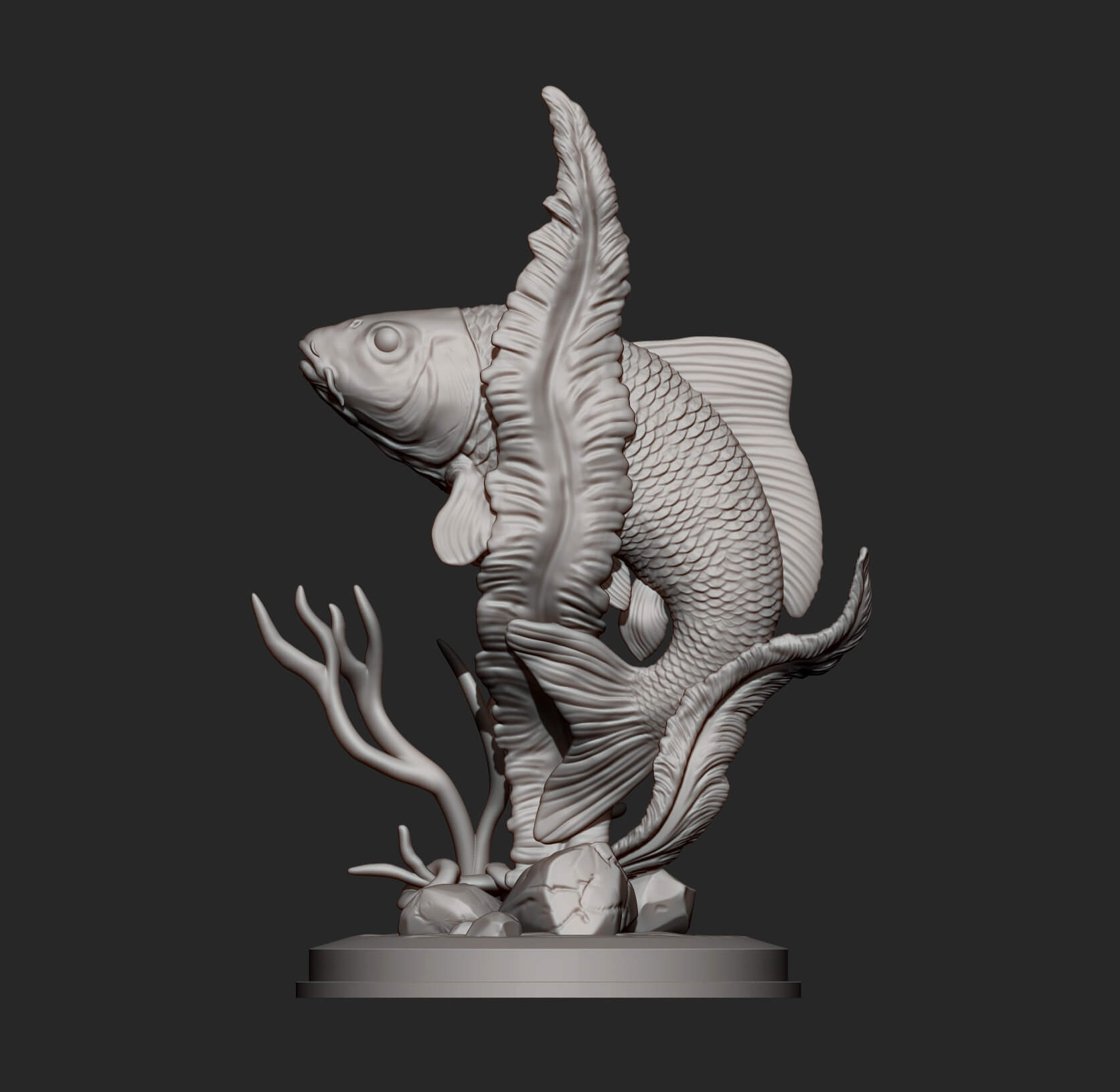 Carp 3D Print Model by Alexander3dart