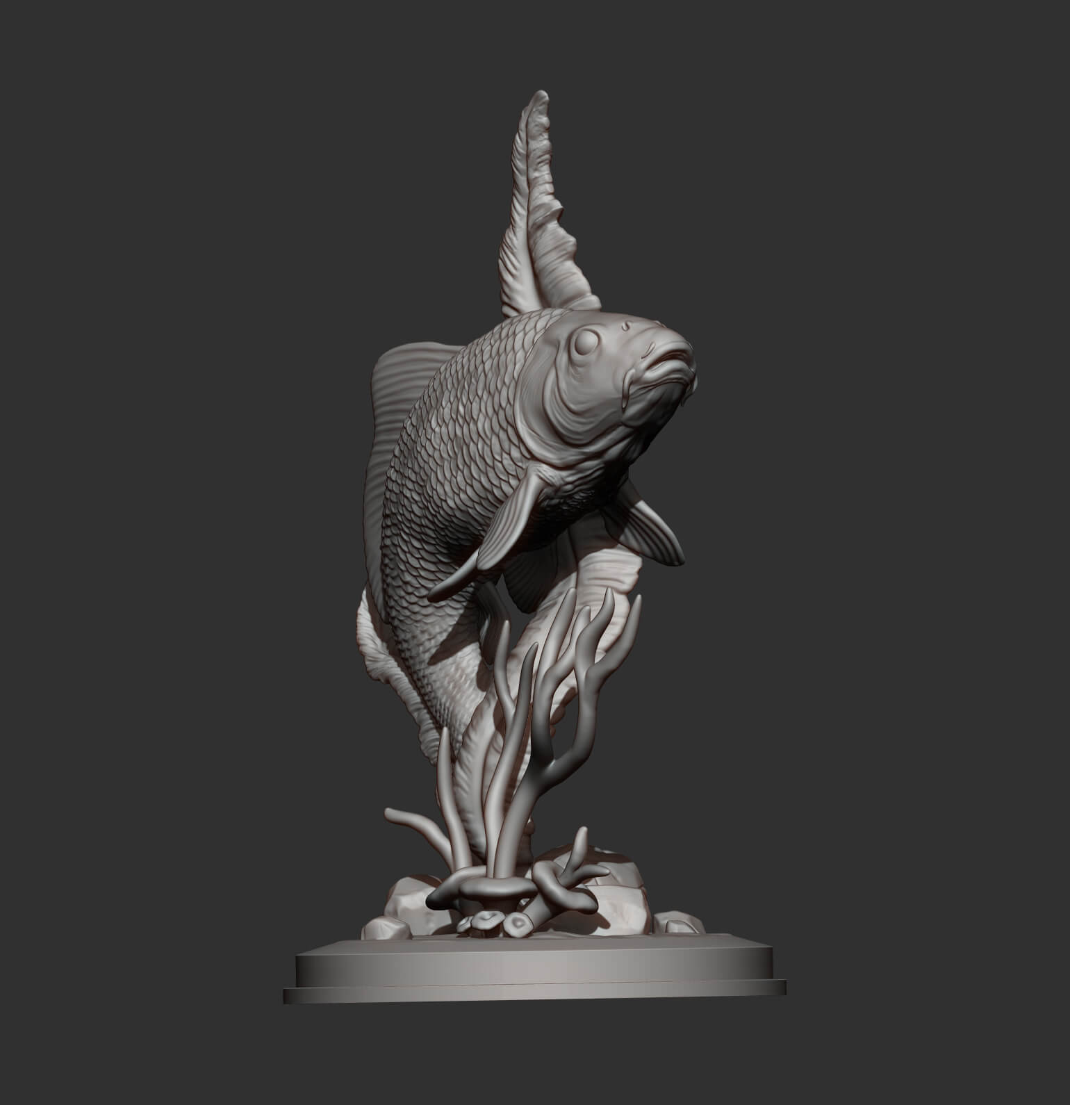 Carp 3D Print Model by Alexander3dart