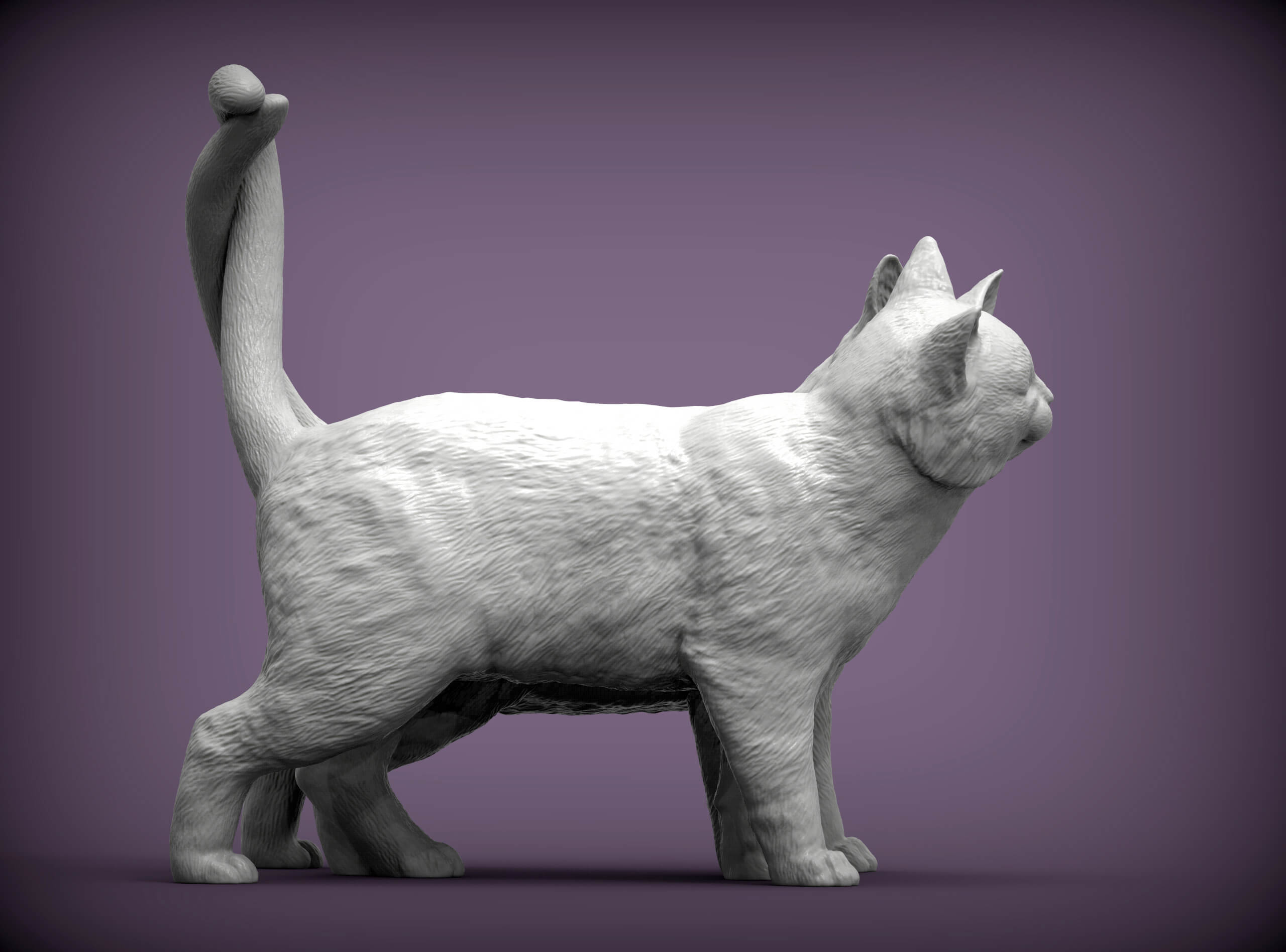 Cats Love 3D Print Model by Alexander3dart