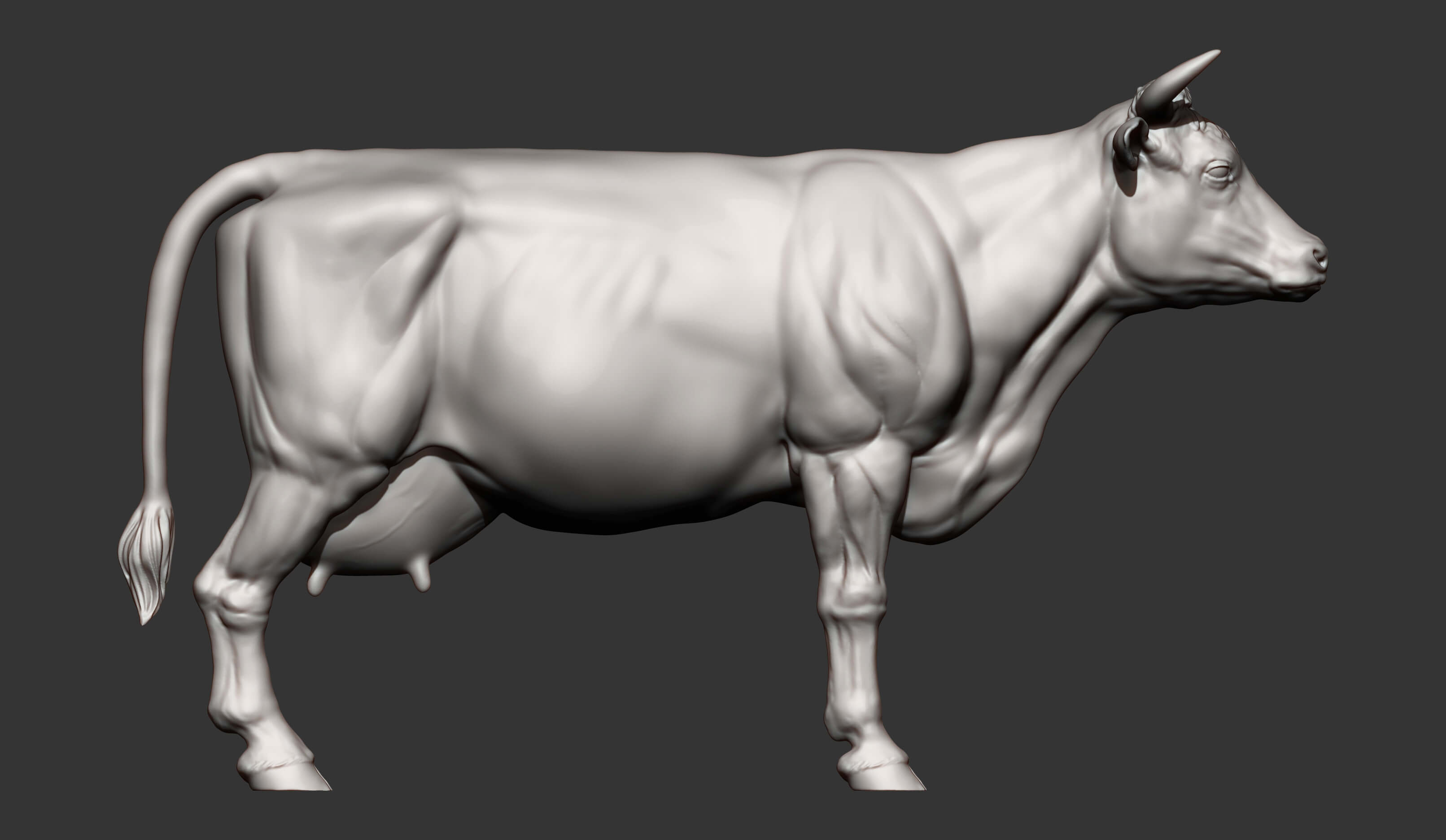 Cow Sculptures - 3D Model by Alexander3dart