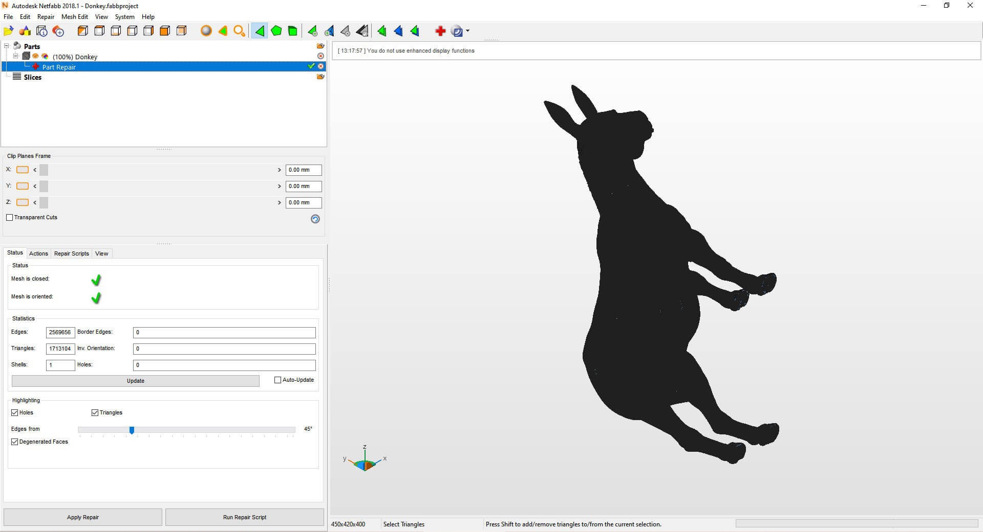 Donkey 3D Print Model by Alexander3dart