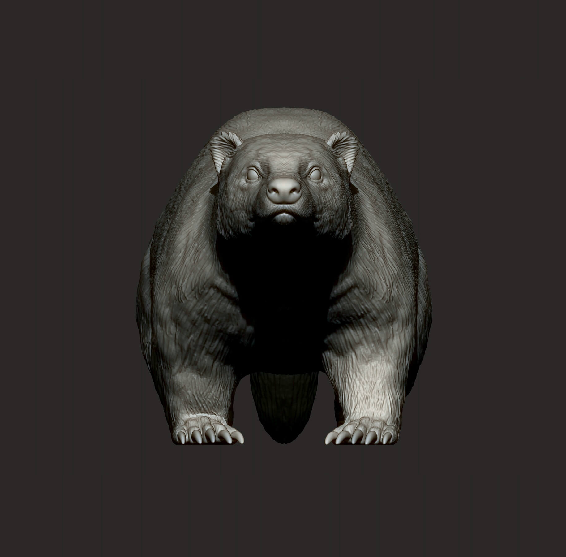 European Badger - 3D Model by Alexander3dart