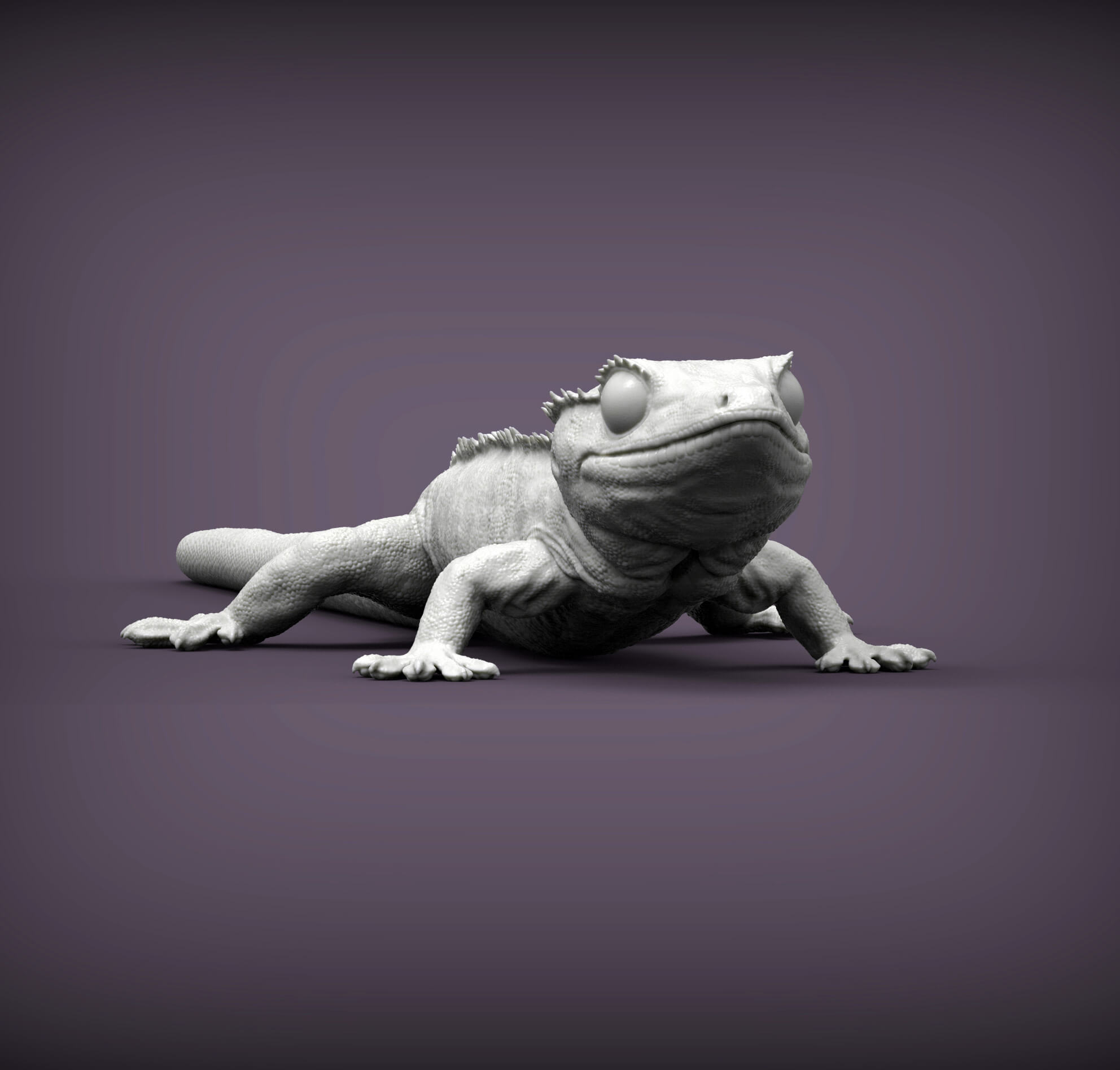 Eyelash Banana Gecko - 3D Model by Alexander3dart