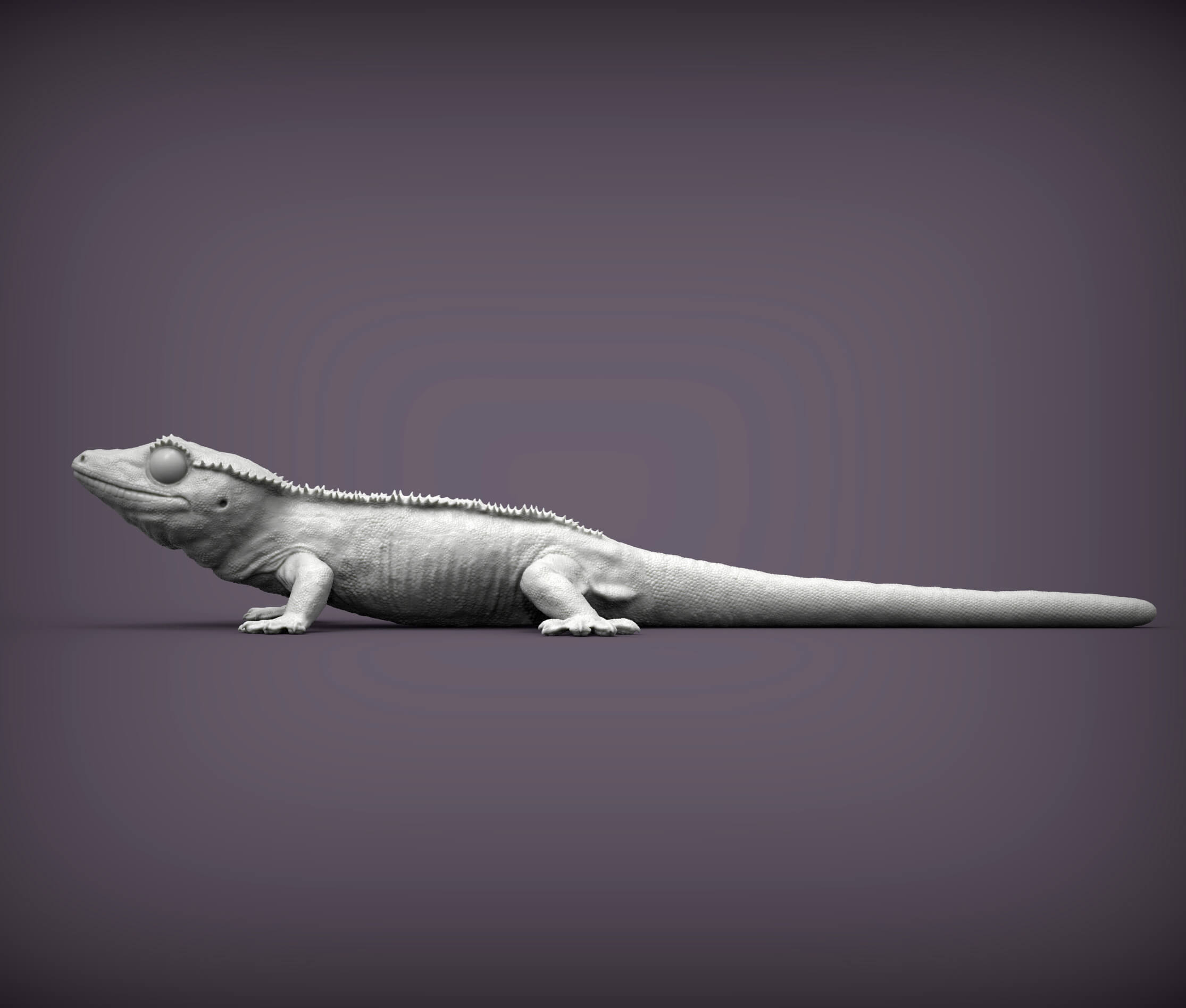 Eyelash Banana Gecko - 3D Model by Alexander3dart