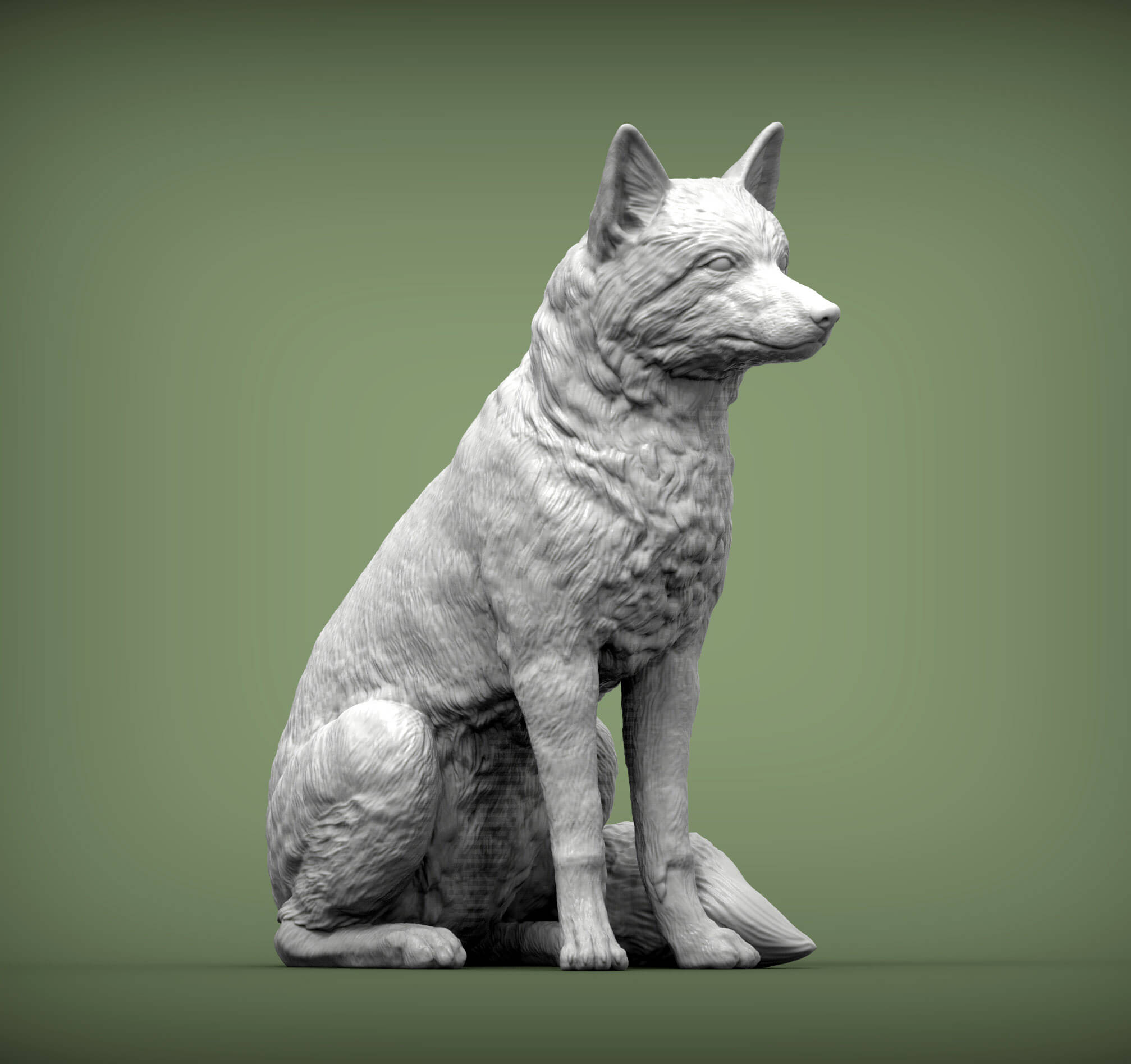 Fox 3D Print Model by Alexander3dart