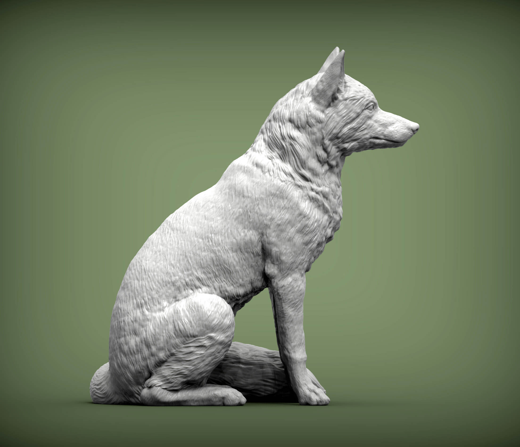 Fox 3D Print Model by Alexander3dart