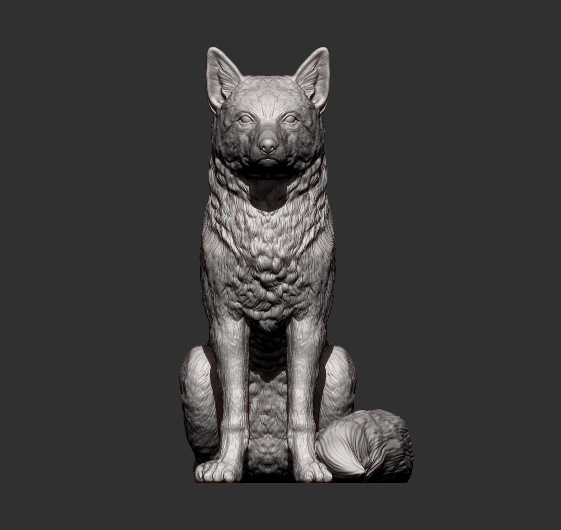 Fox 3D Print Model by Alexander3dart