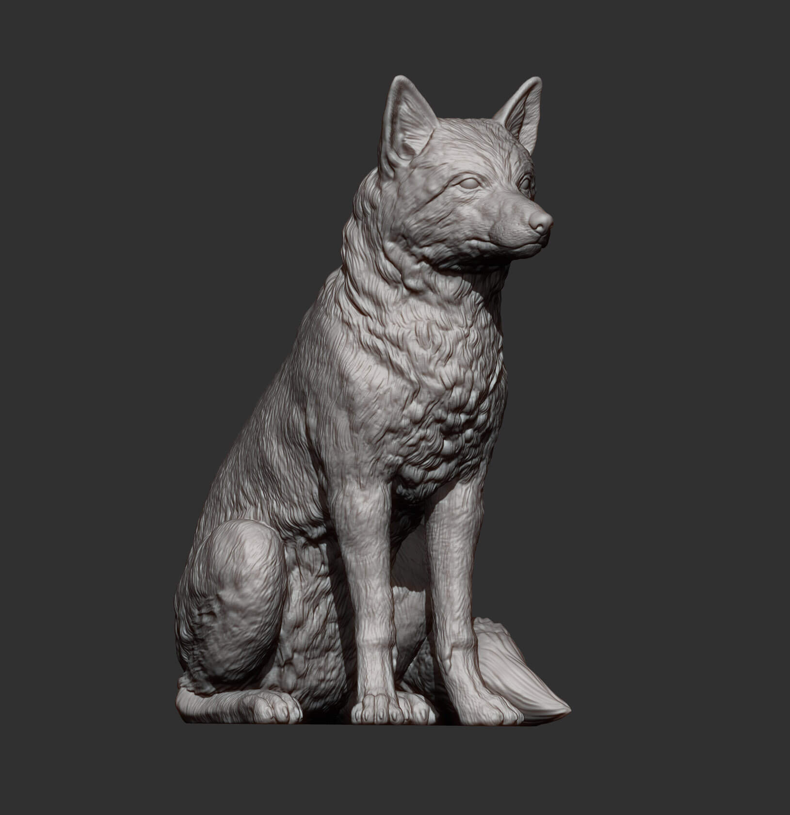 Fox 3D Print Model by Alexander3dart