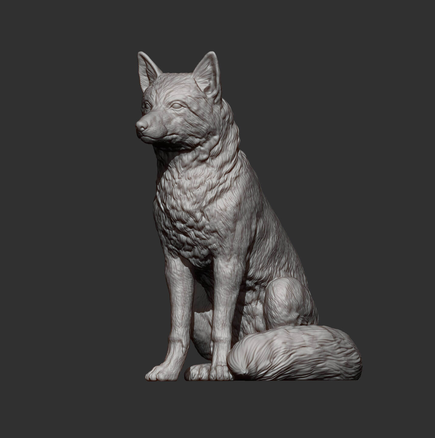 Fox 3D Print Model by Alexander3dart