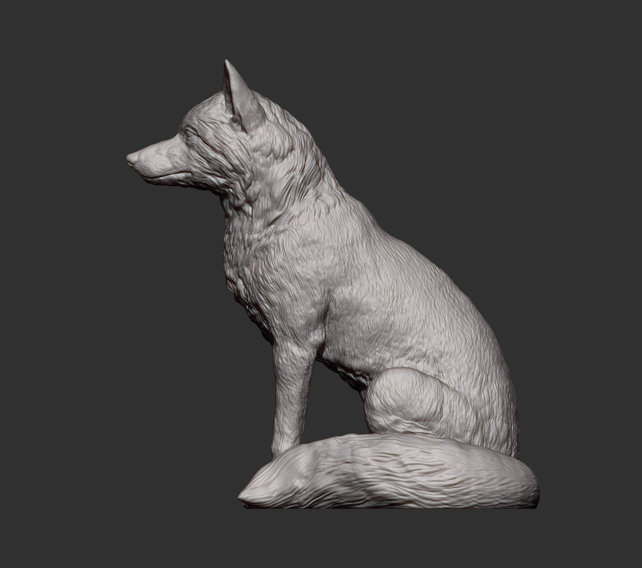 Fox 3D Print Model by Alexander3dart