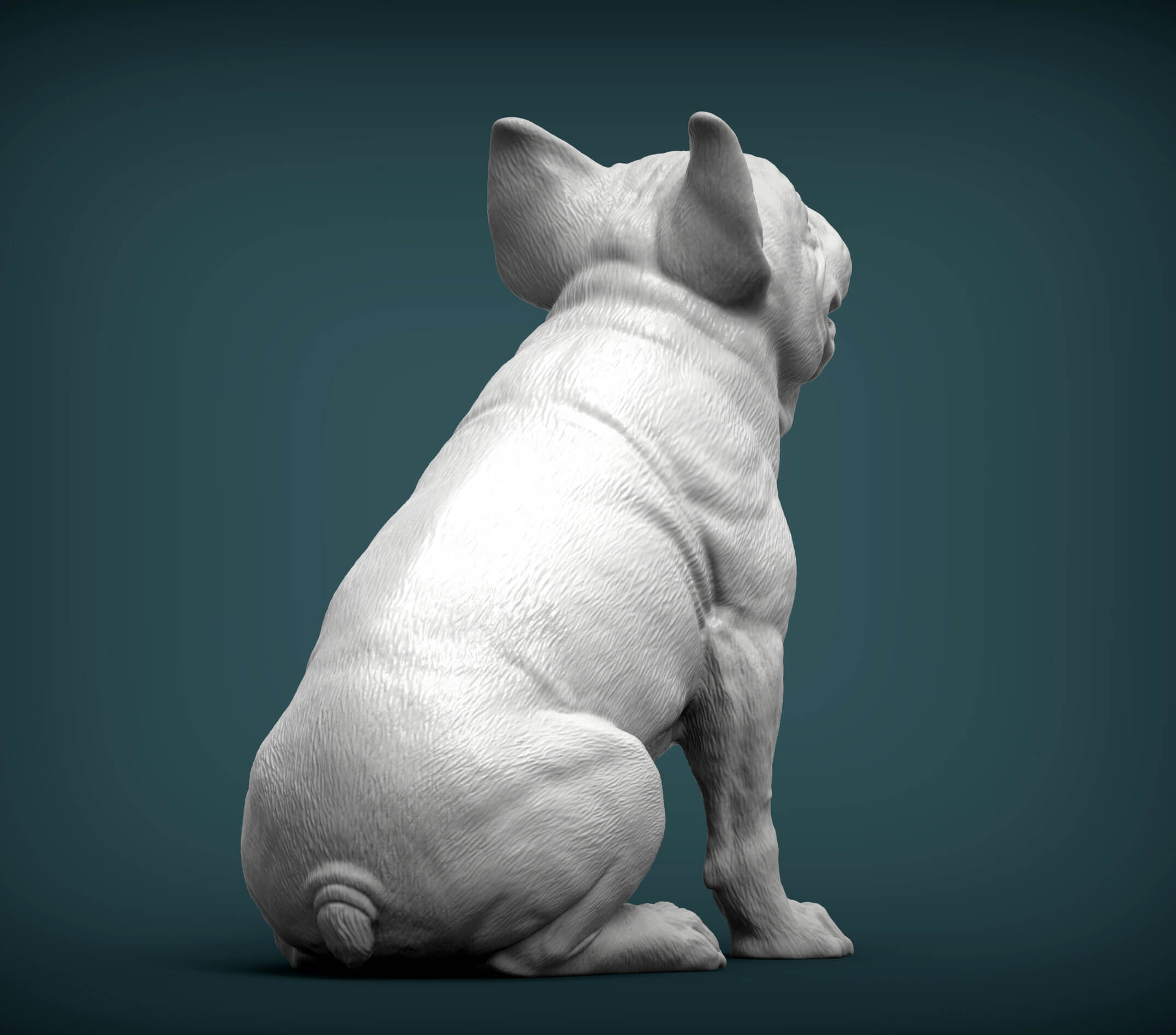 French Bulldog - 3D Model by Alexander3dart
