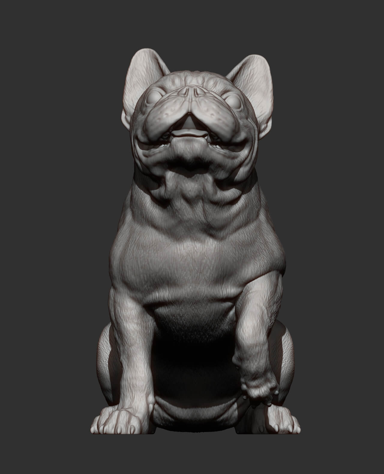 French Bulldog - 3D Model by Alexander3dart