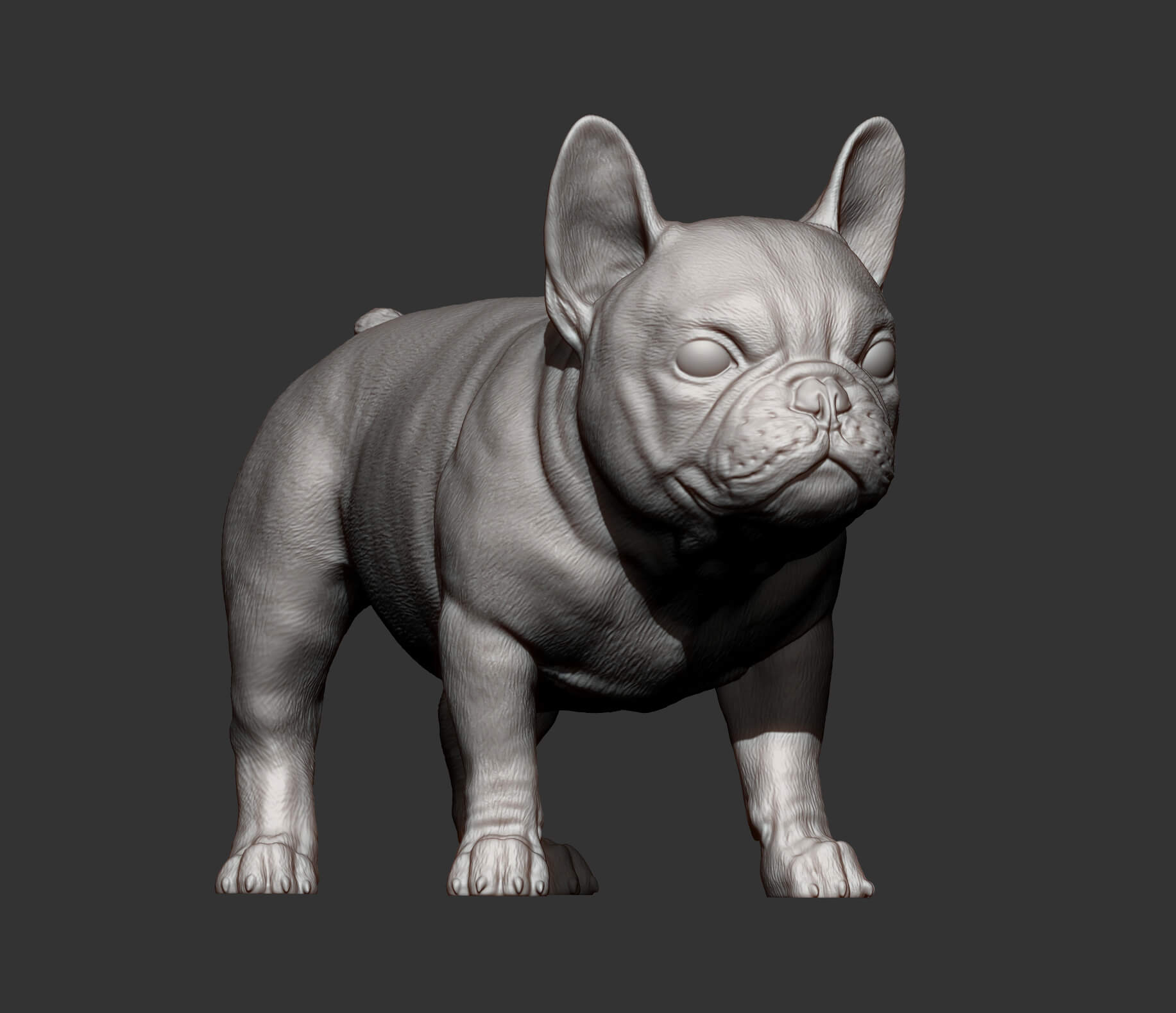 French Bulldog Puppy 3D Print Model by Alexander3dart