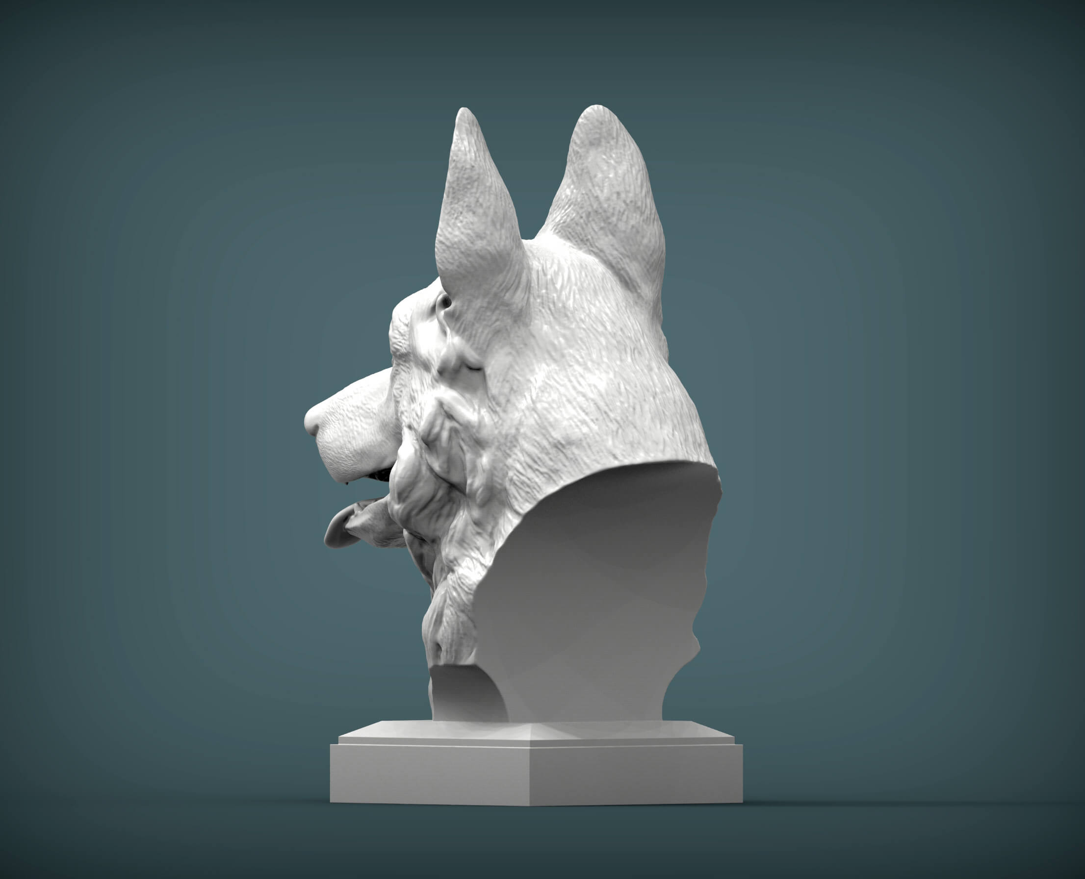 German Shepherd - 3D Model by Alexander3dart