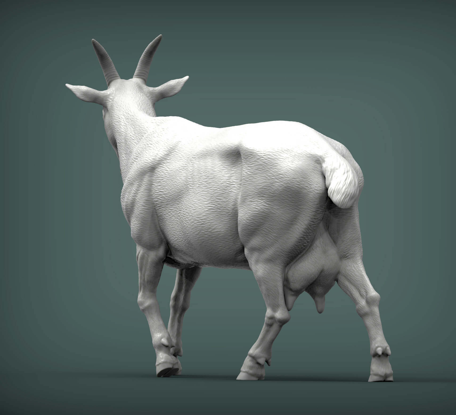 Goat 3D Print Model by Alexander3dart