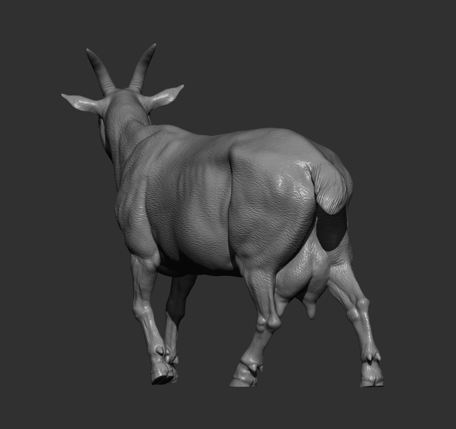 Goat 3D Print Model by Alexander3dart
