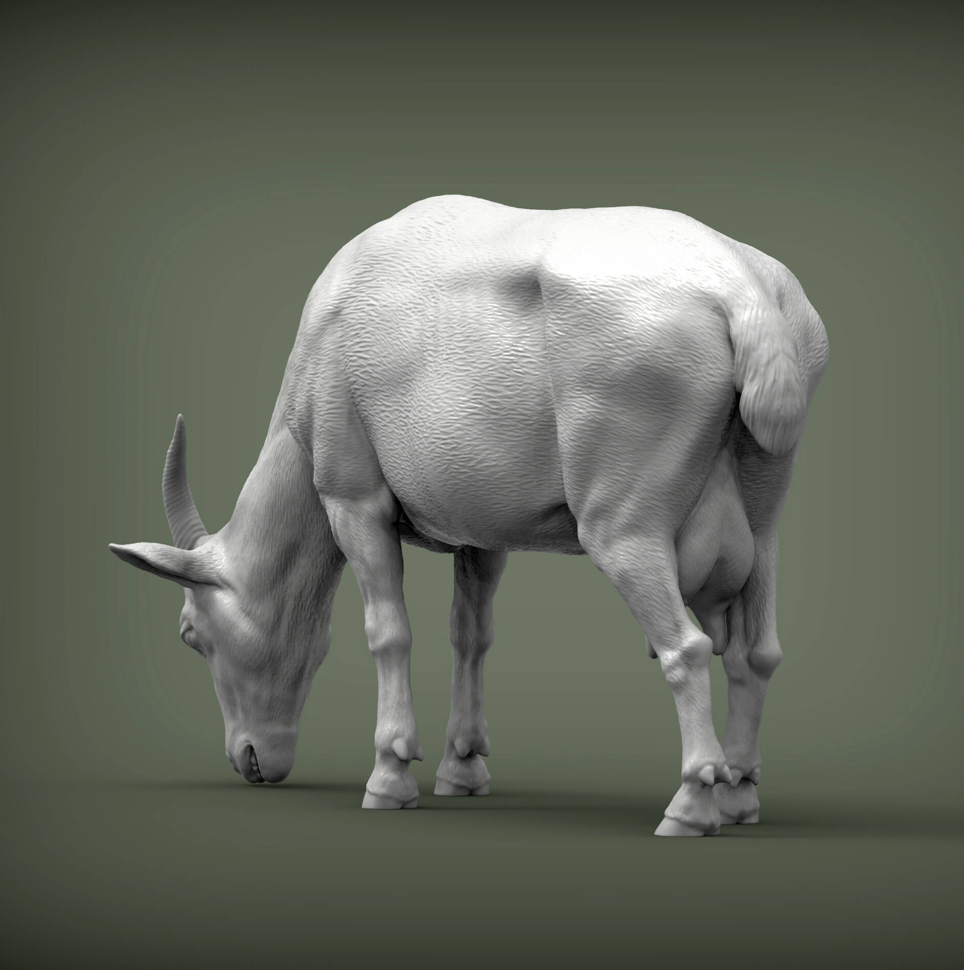 Goat Eats 3D Print Model by Alexander3dart