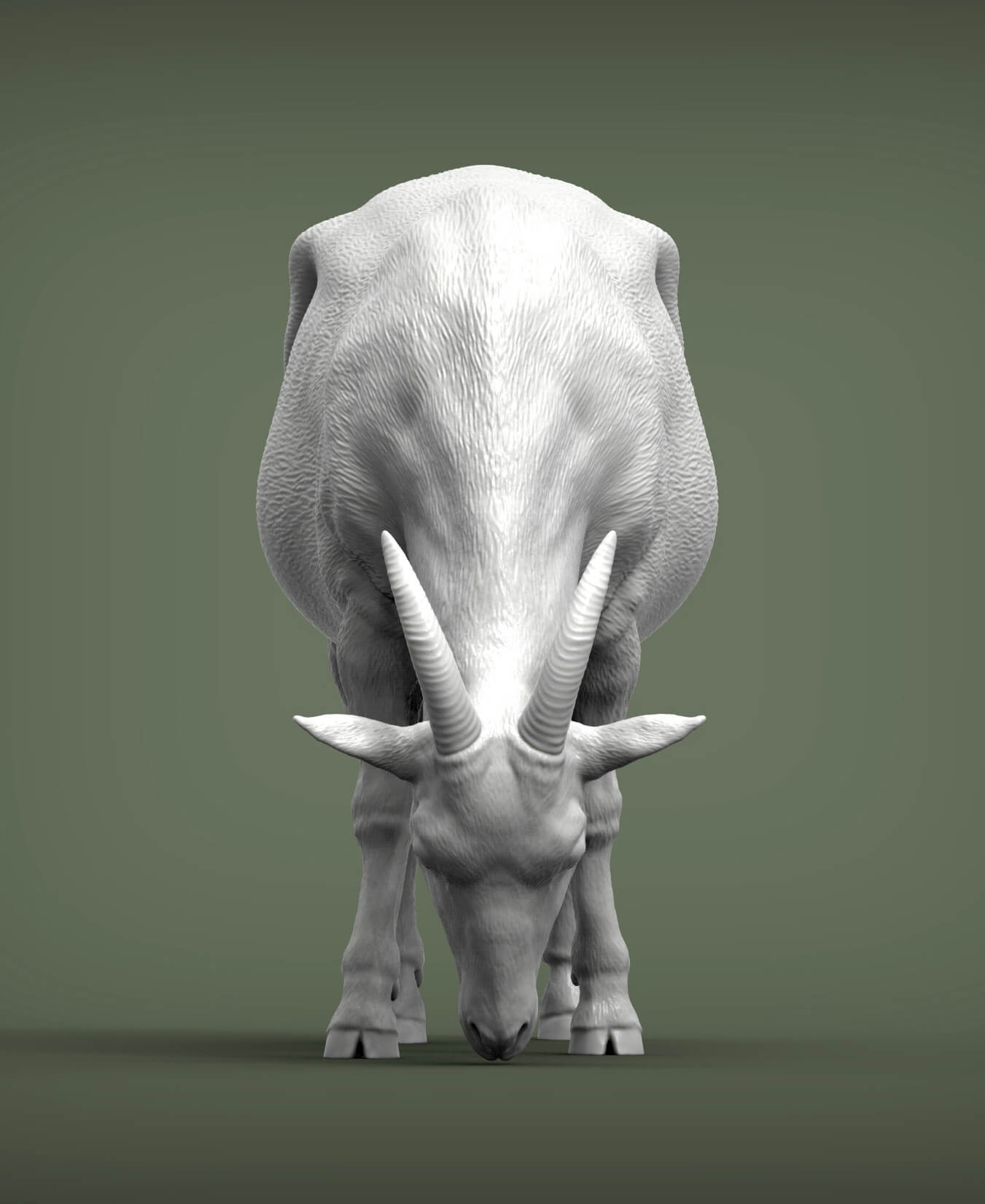 Goat Eats 3D Print Model by Alexander3dart