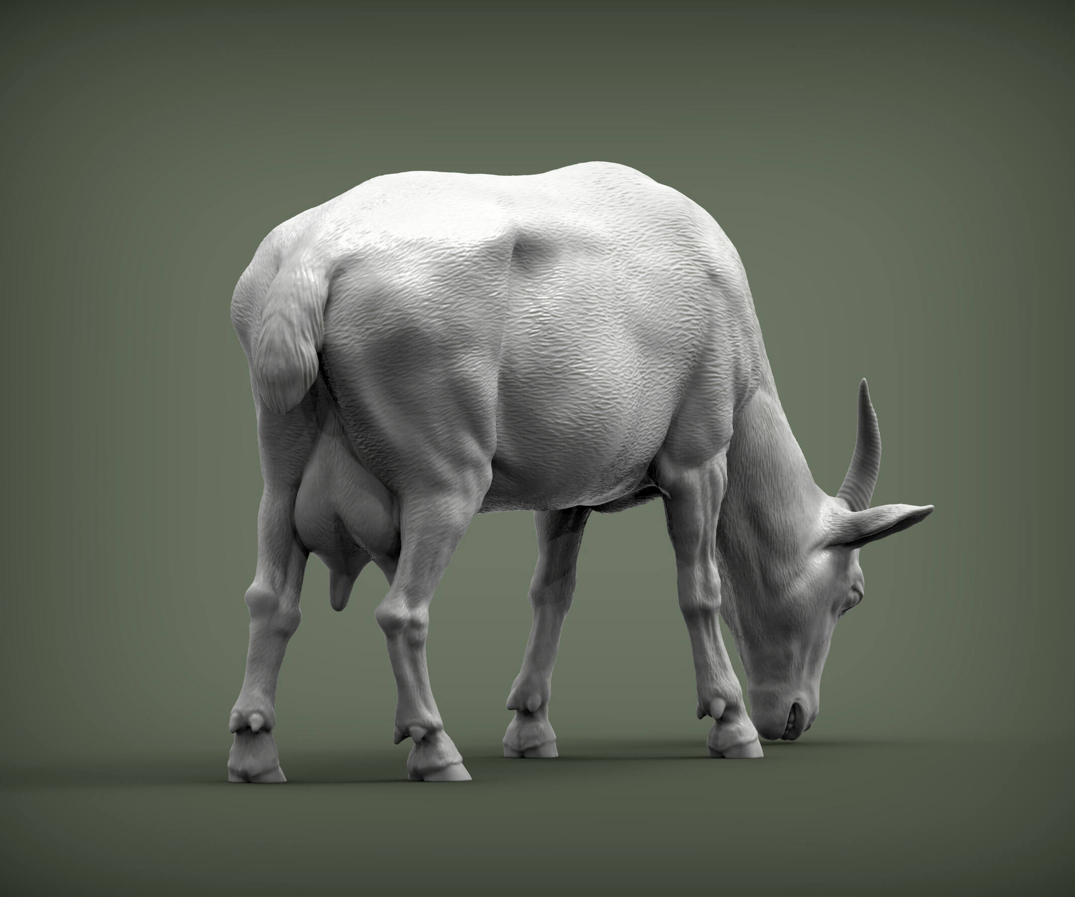 Goat Eats 3D Print Model by Alexander3dart