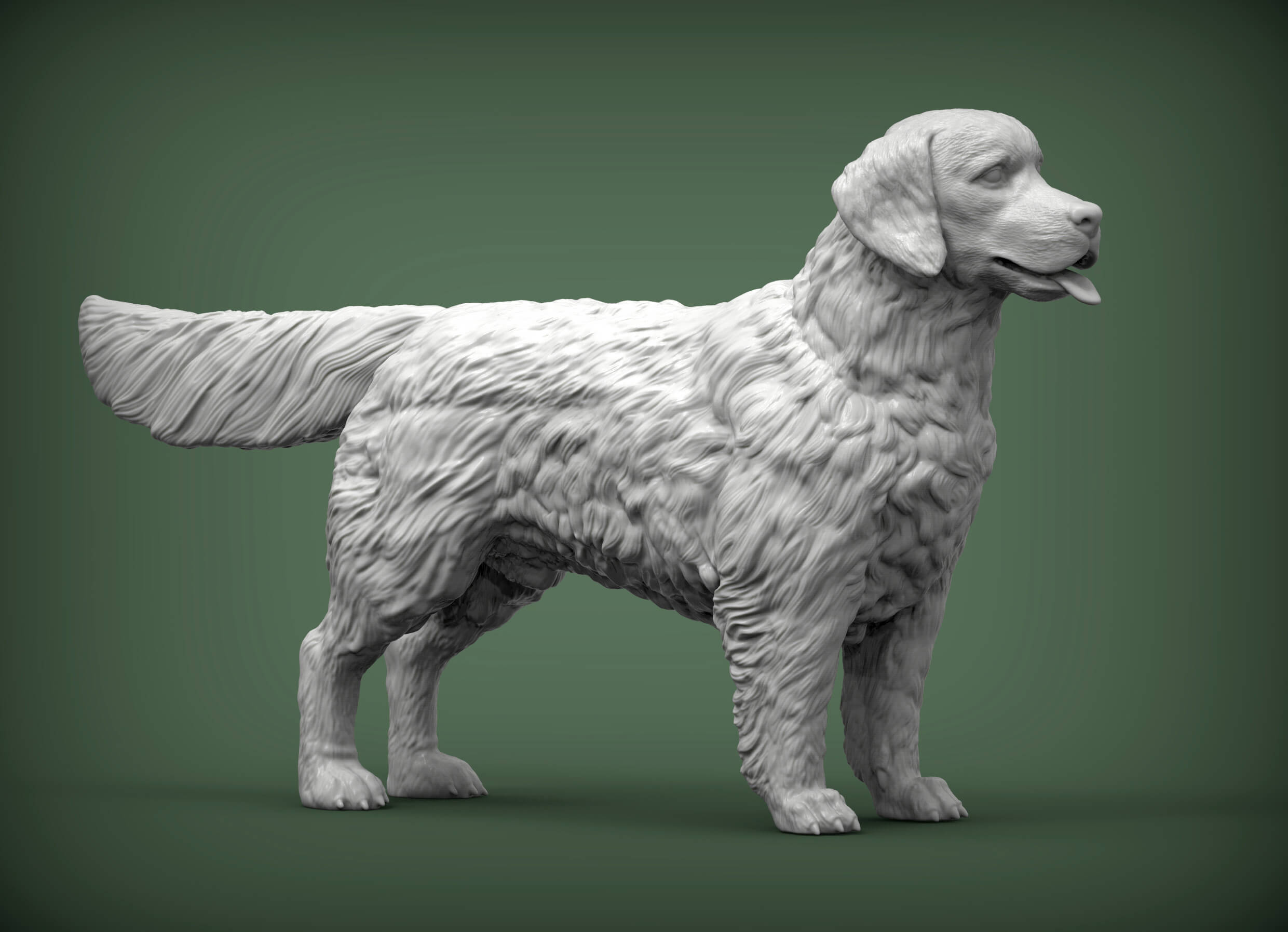 Golden Retriever - 3D Model by Alexander3dart