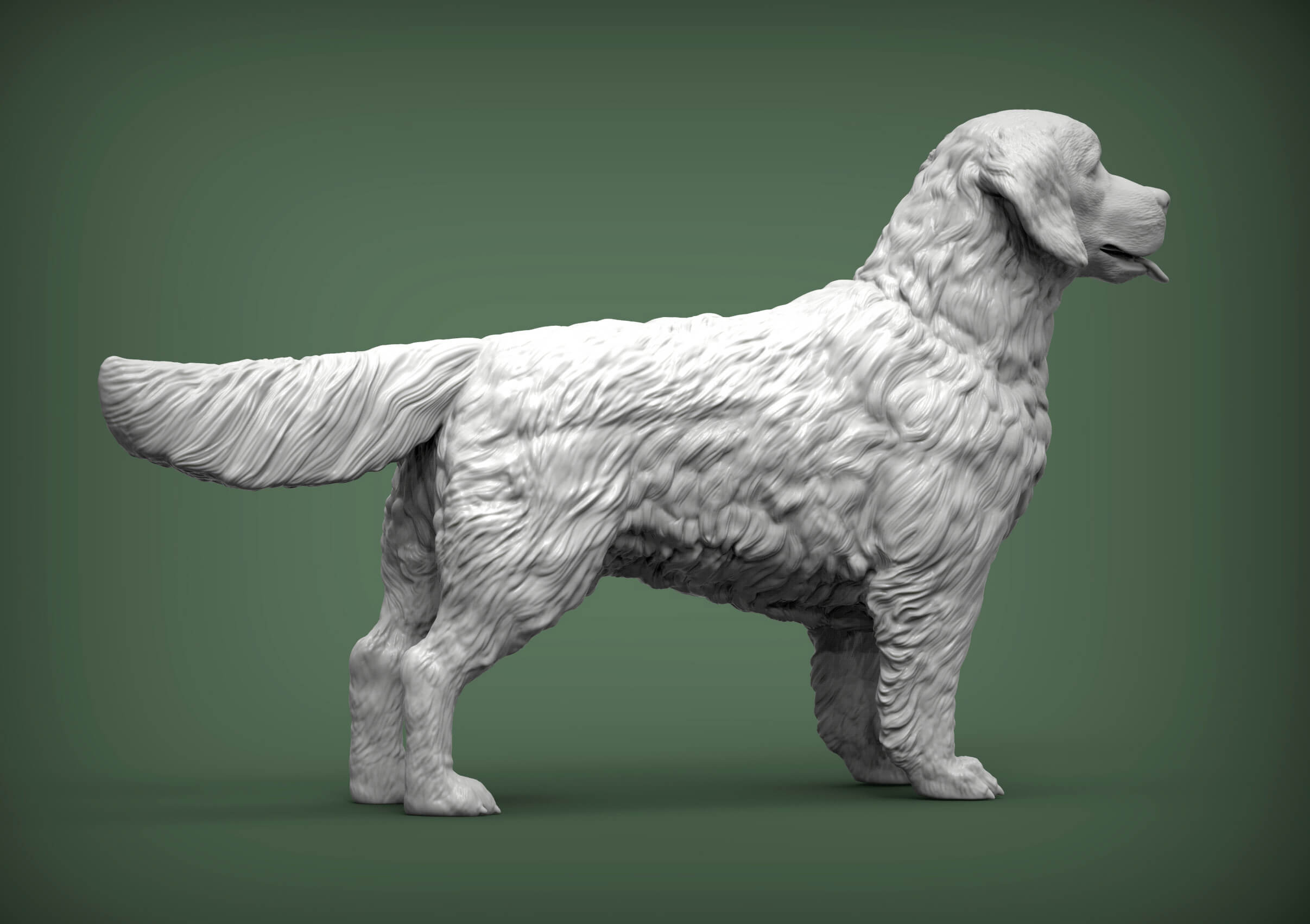 Golden Retriever - 3D Model by Alexander3dart