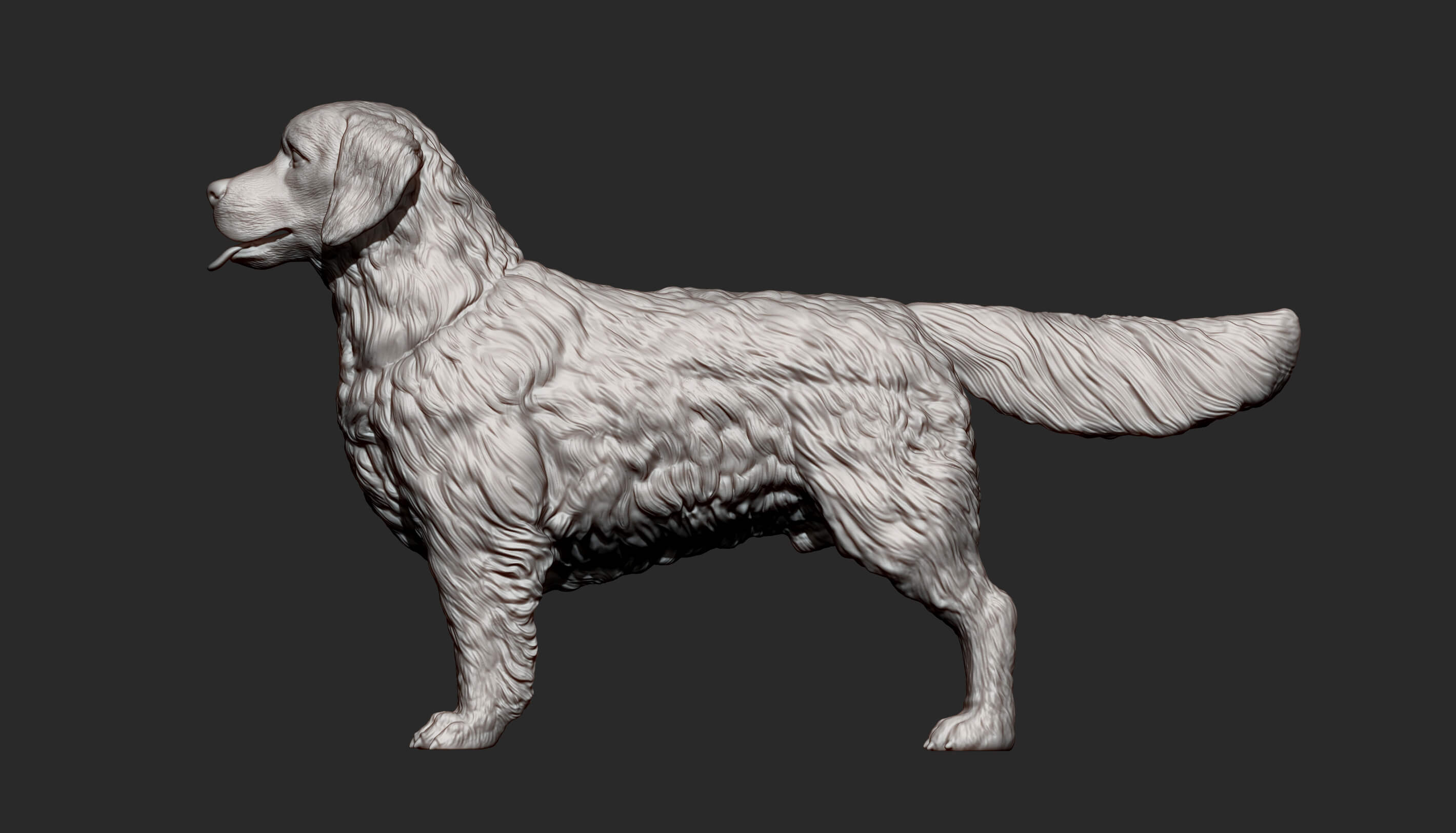 Golden Retriever - 3D Model by Alexander3dart