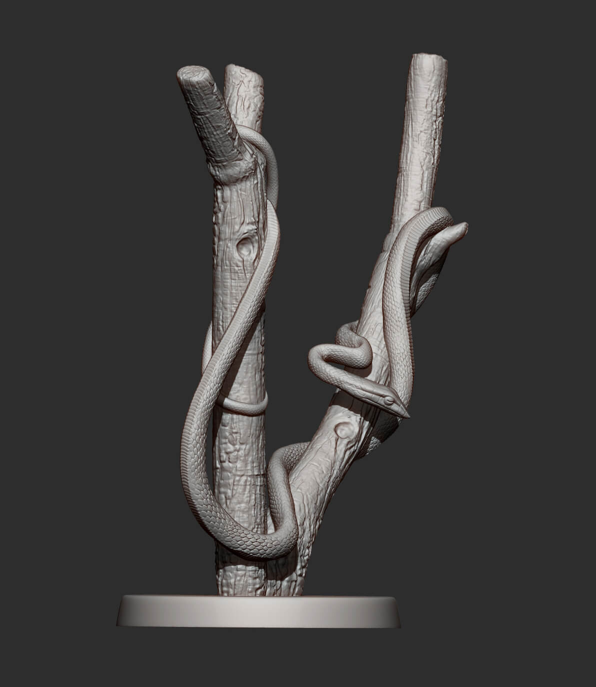 Green Vine Snake 3D Print Model by Alexander3dart