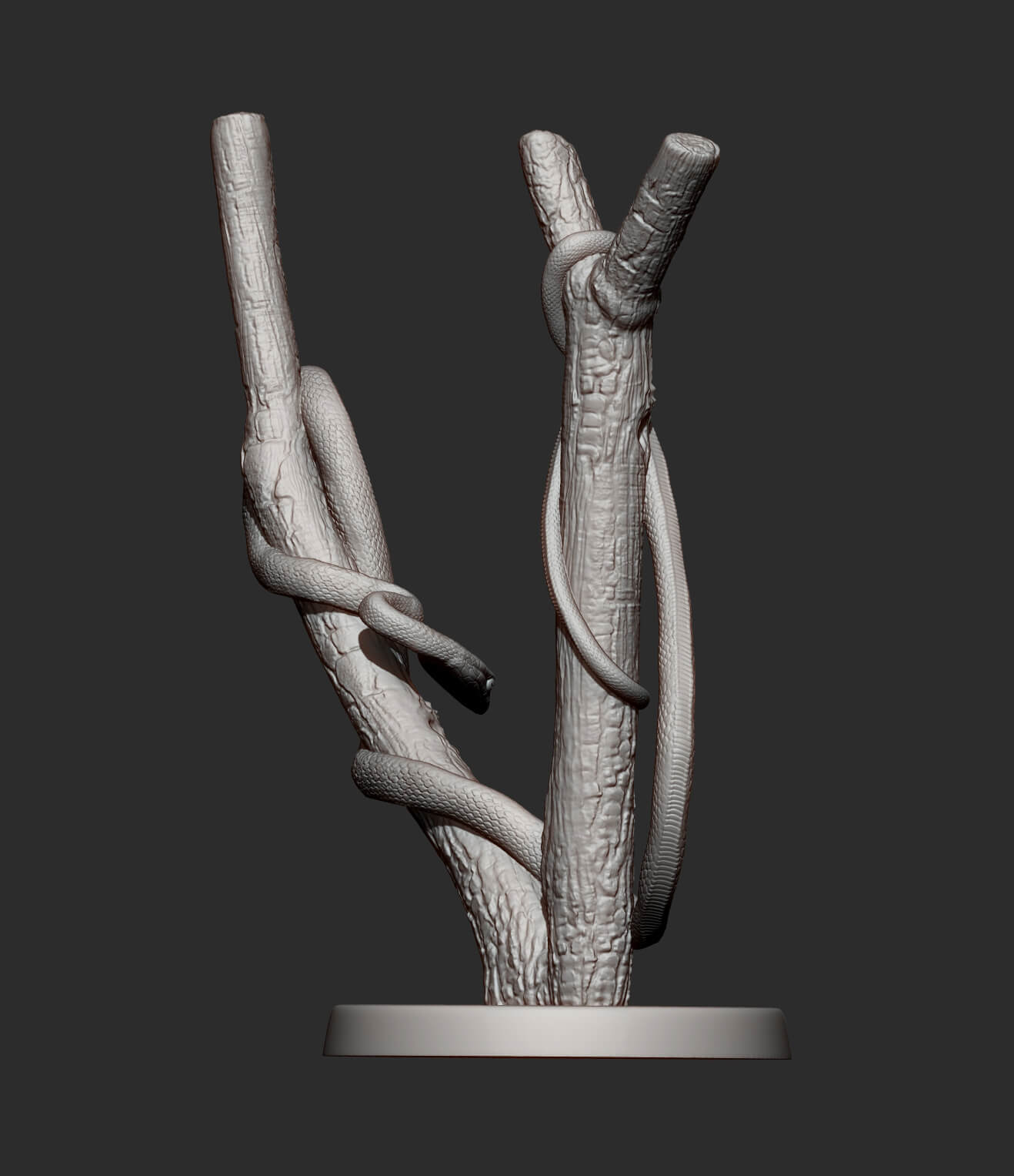 Green Vine Snake 3D Print Model by Alexander3dart