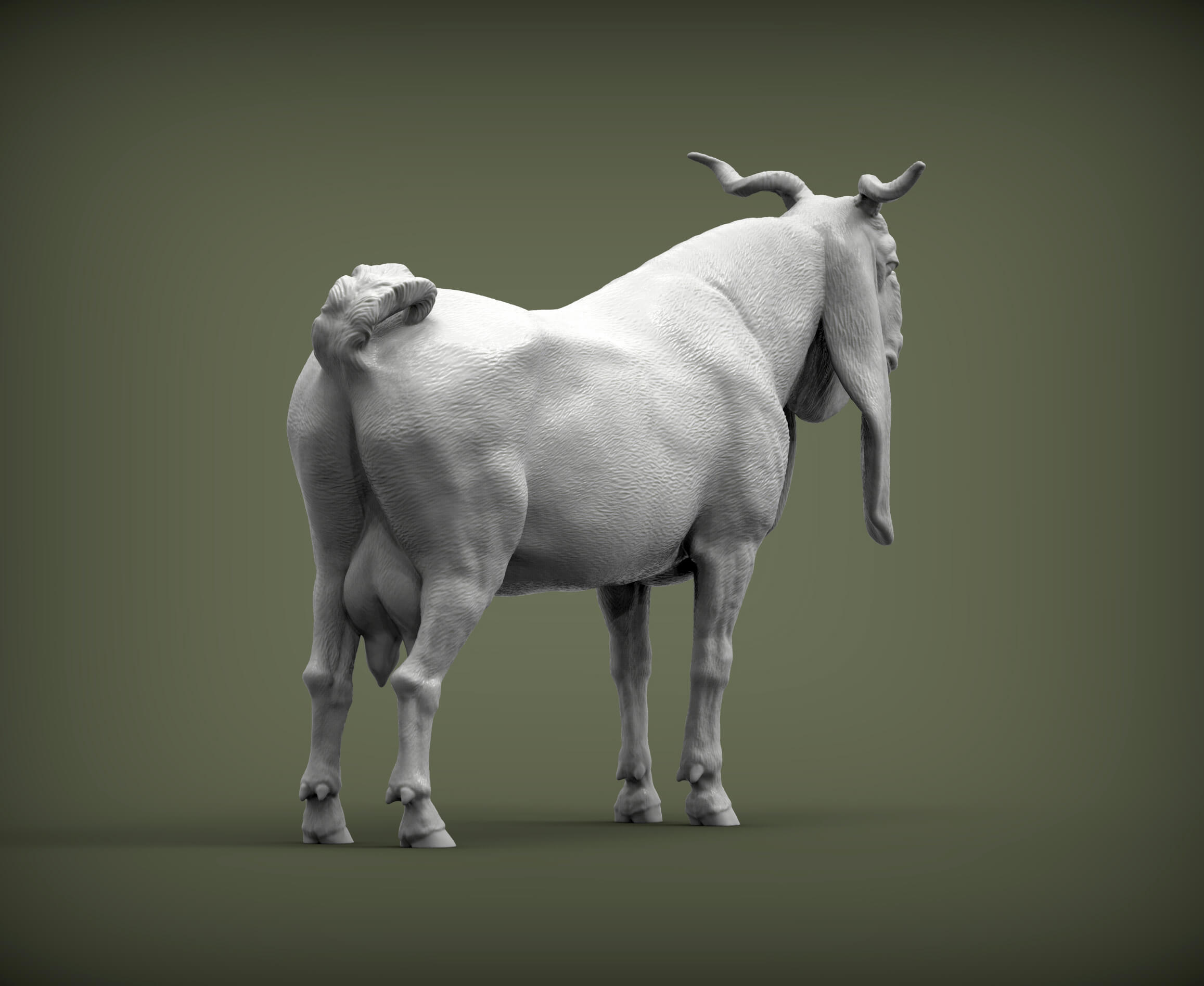 Gulabi Goat 3D Print Model by Alexander3dart